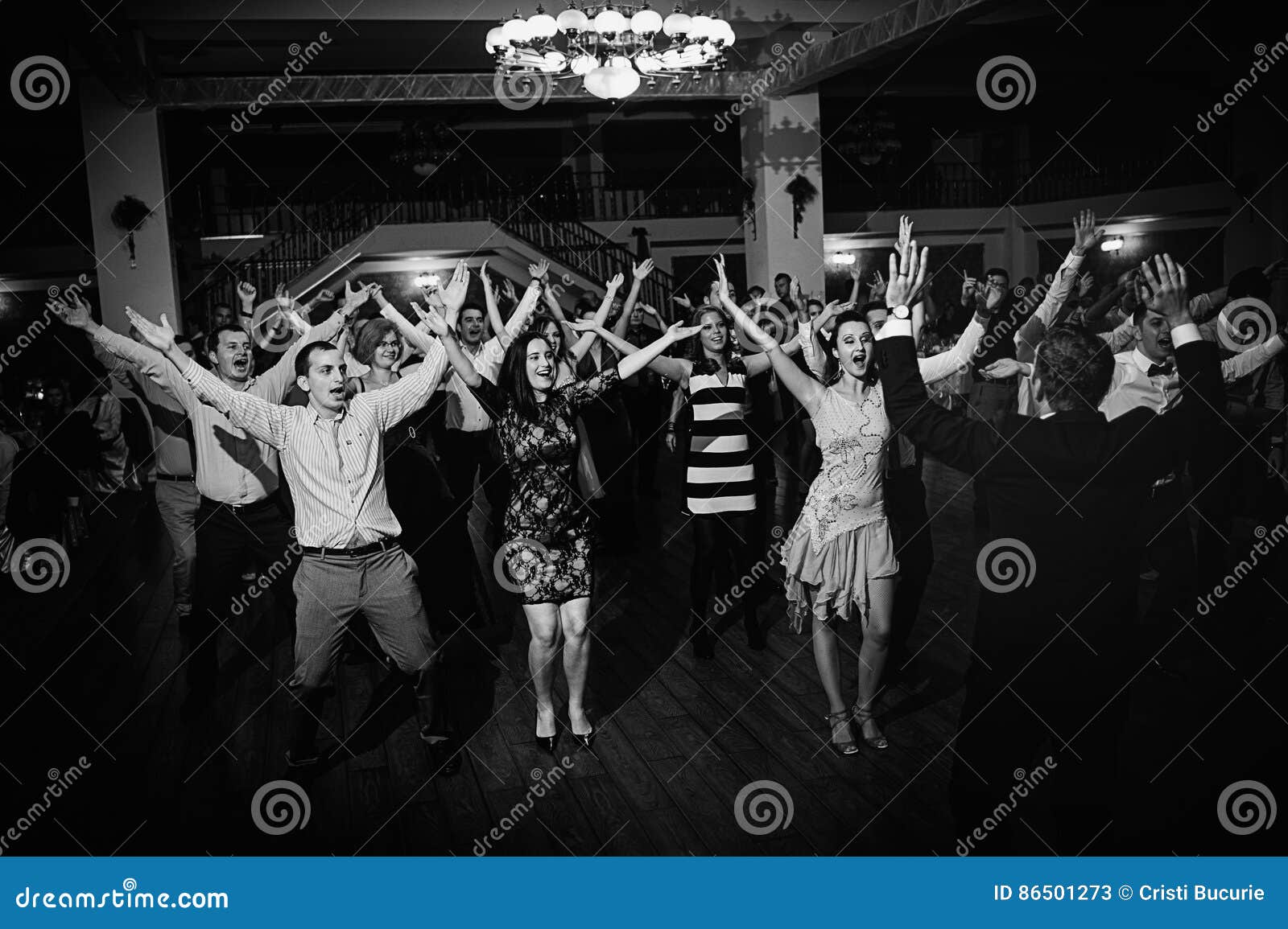 Wedding party dance editorial stock photo. Image of wedding - 86501273