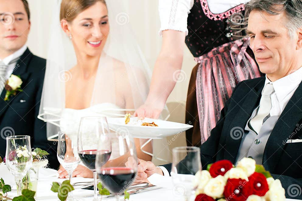 Wedding party at dinner stock image. Image of dinner - 19576783