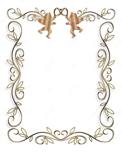 Wedding Party Invitation Gold Stock Illustration - Illustration of ...