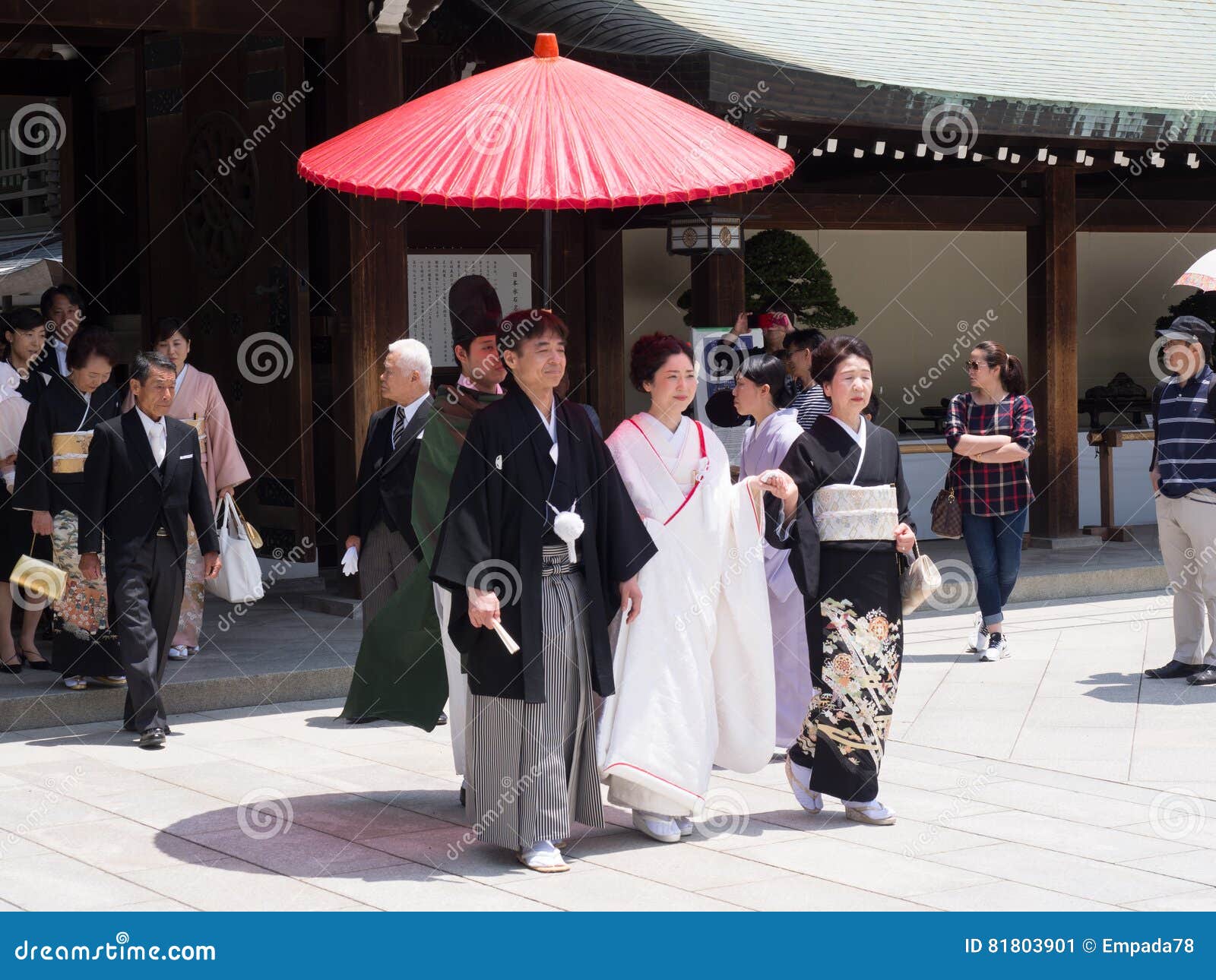 Wedding Party In Meiji Shrine Tokyo Japan Editorial Photo Image Of