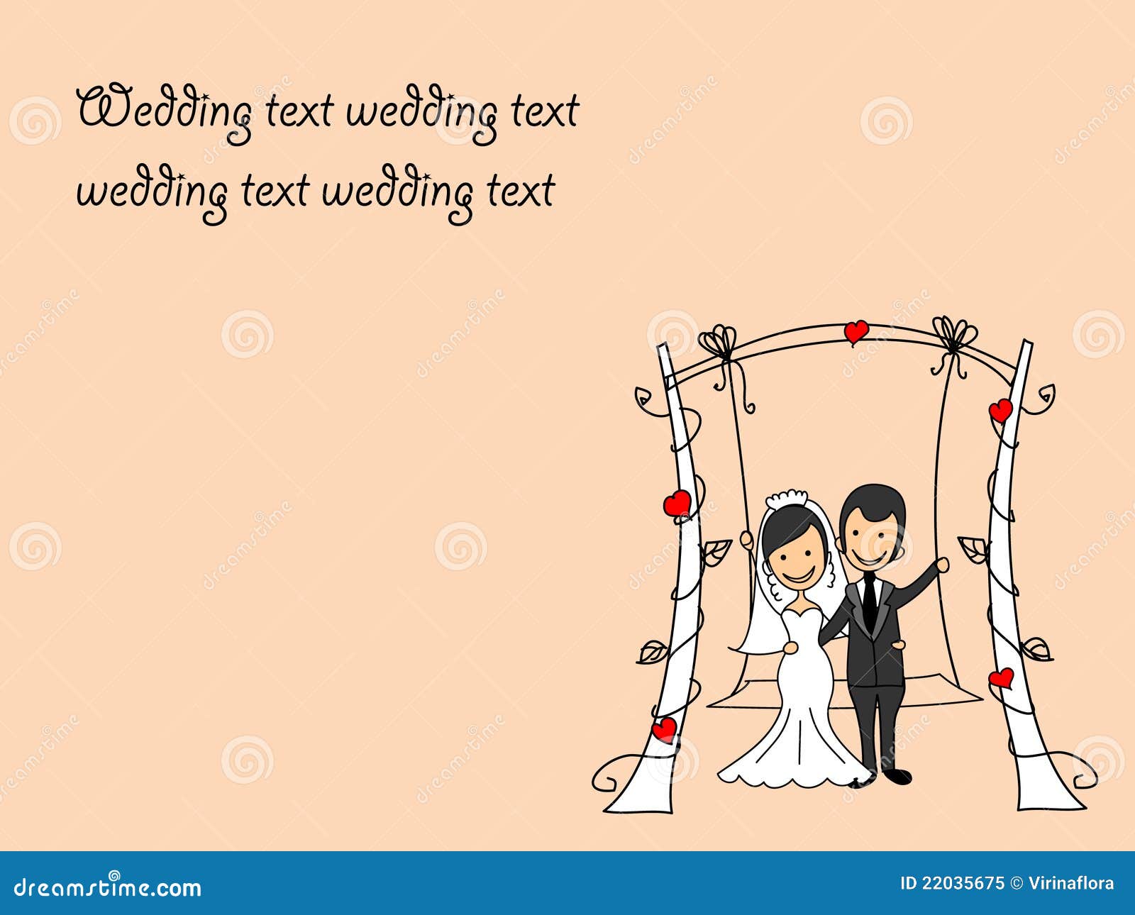 Wedding pictures,vector stock vector. Illustration of happy - 22035675