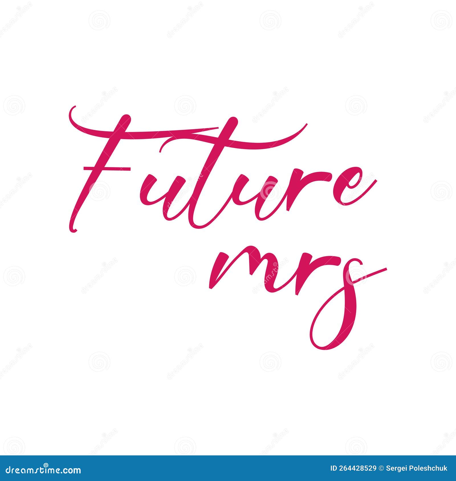 Future Mrs. stock vector. Illustration of love, ceremony - 264428529