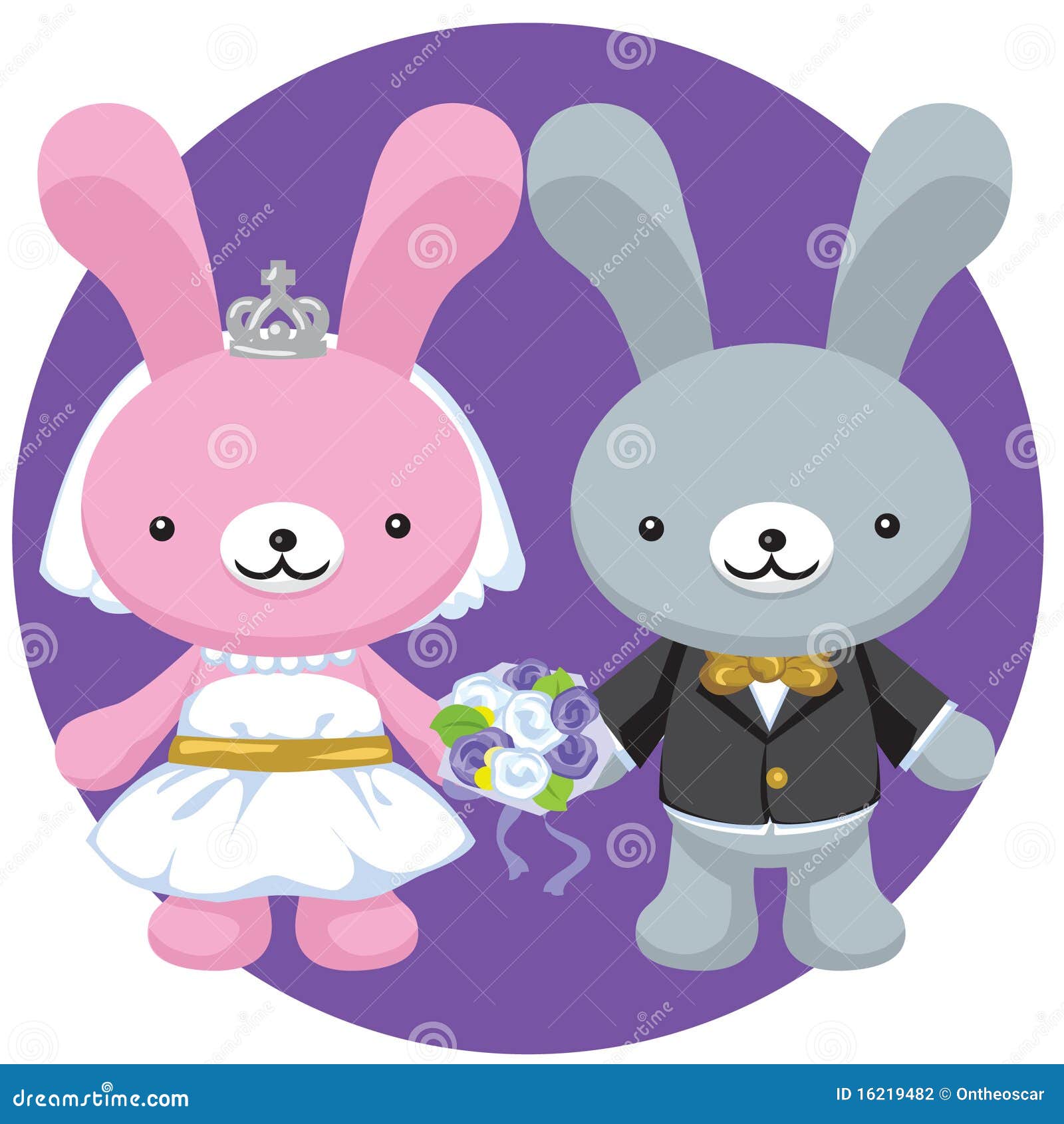 The Rabbit Is The Bride. The Original Version. Doodle. Black And White ...