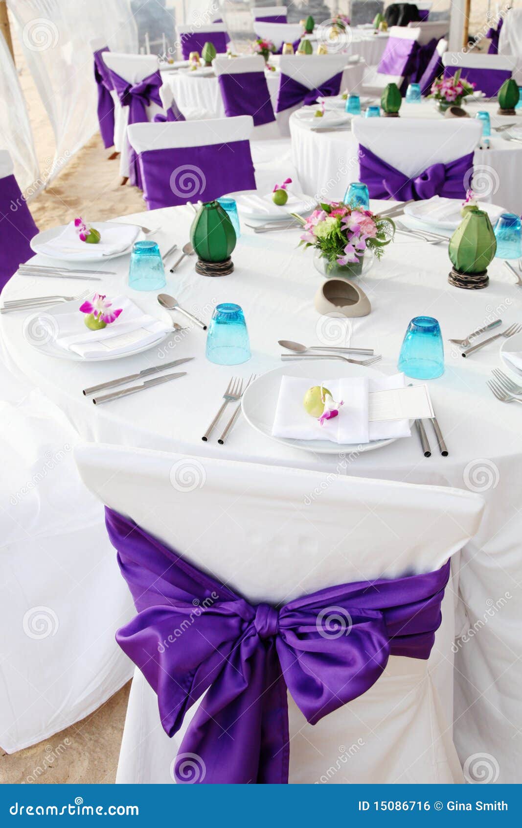 Wedding reception. stock photo. Image of modern, place - 15086716