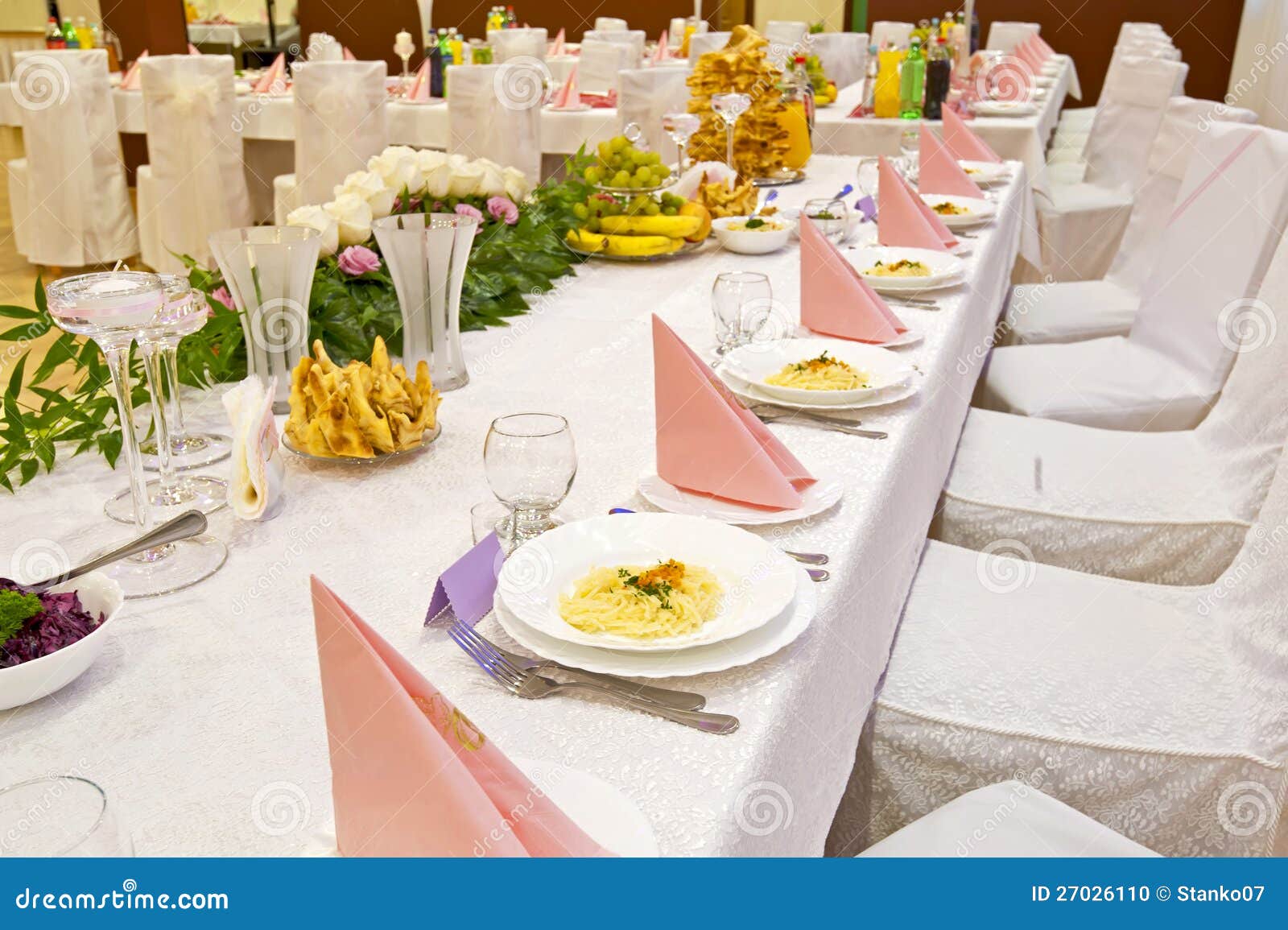 Wedding reception stock photo. Image of ceremony, cloth - 27026110