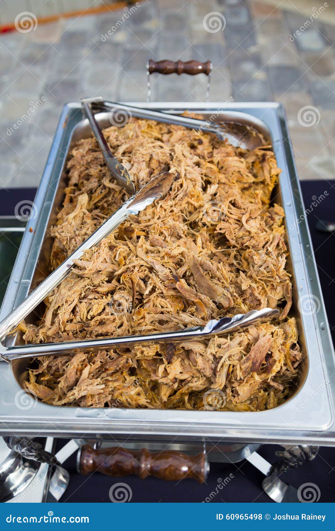 Wedding Reception Buffet Pulled Pork Stock Photo - Image of celebration ...