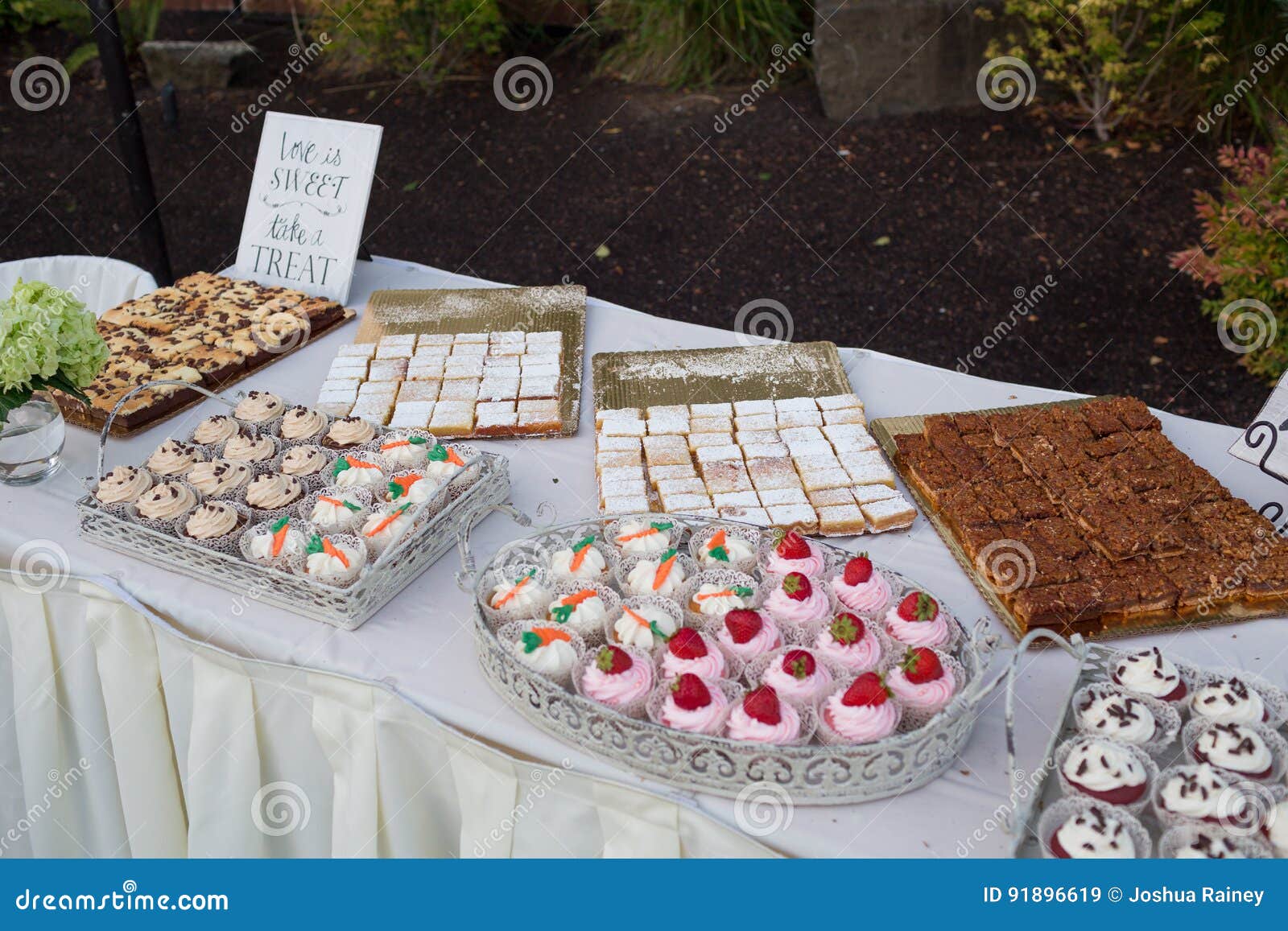 Wedding Reception Dessert Treats Stock Image - Image of sweets, bakery ...