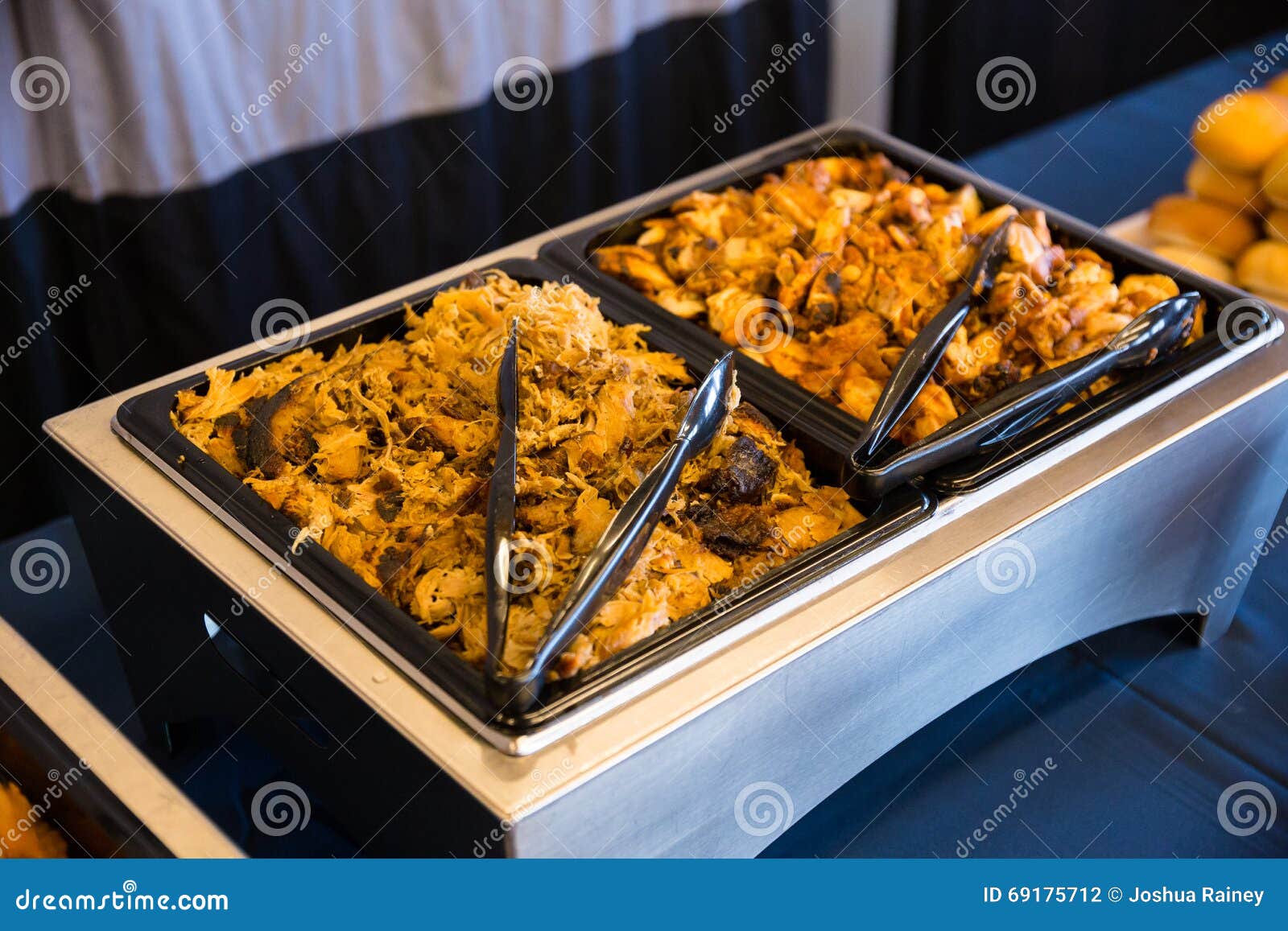 Wedding Reception Dinner Buffet Stock Photo - Image of buffet, barbeque ...