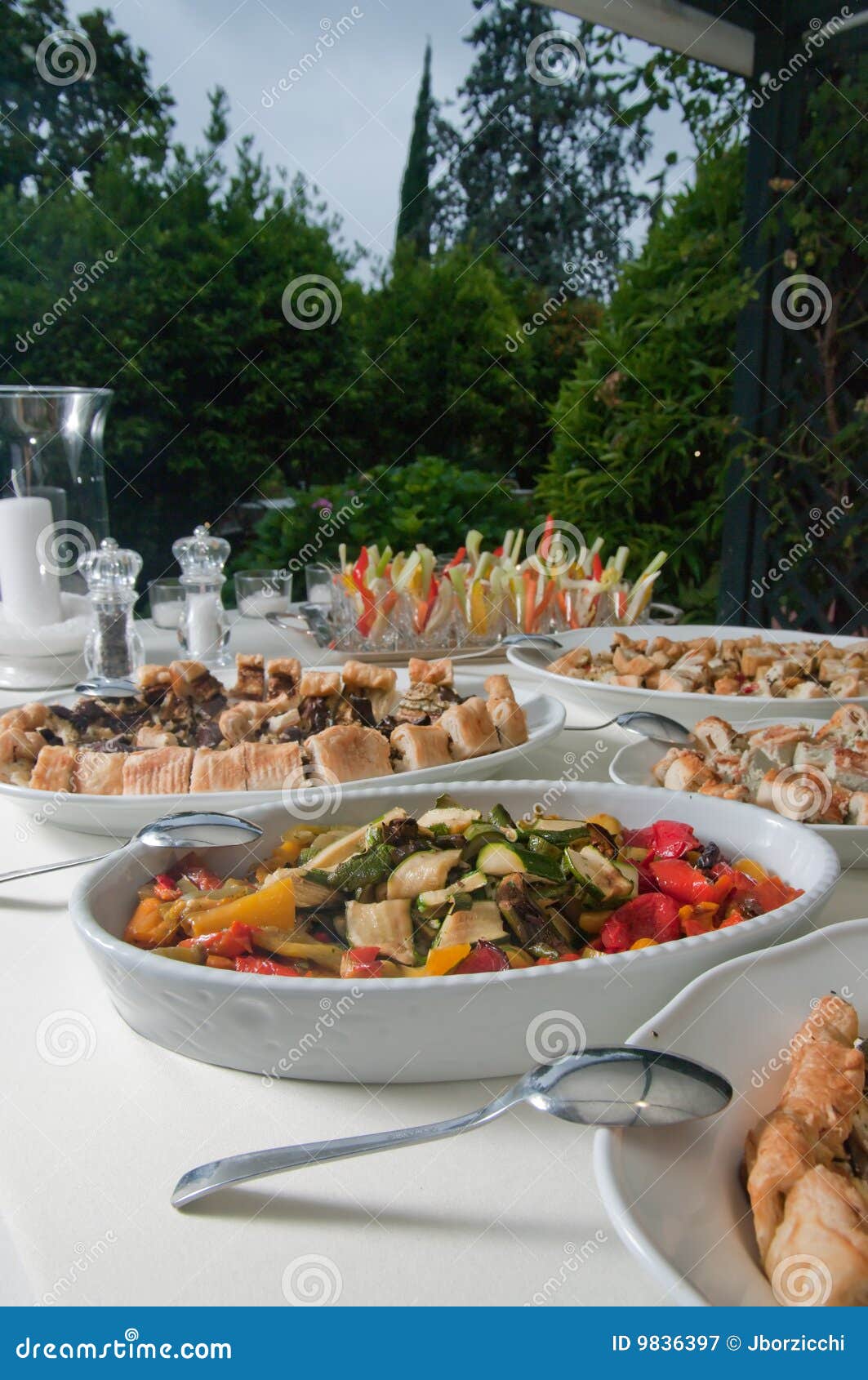 Wedding Reception Food stock image. Image of wedding, cake - 9836397