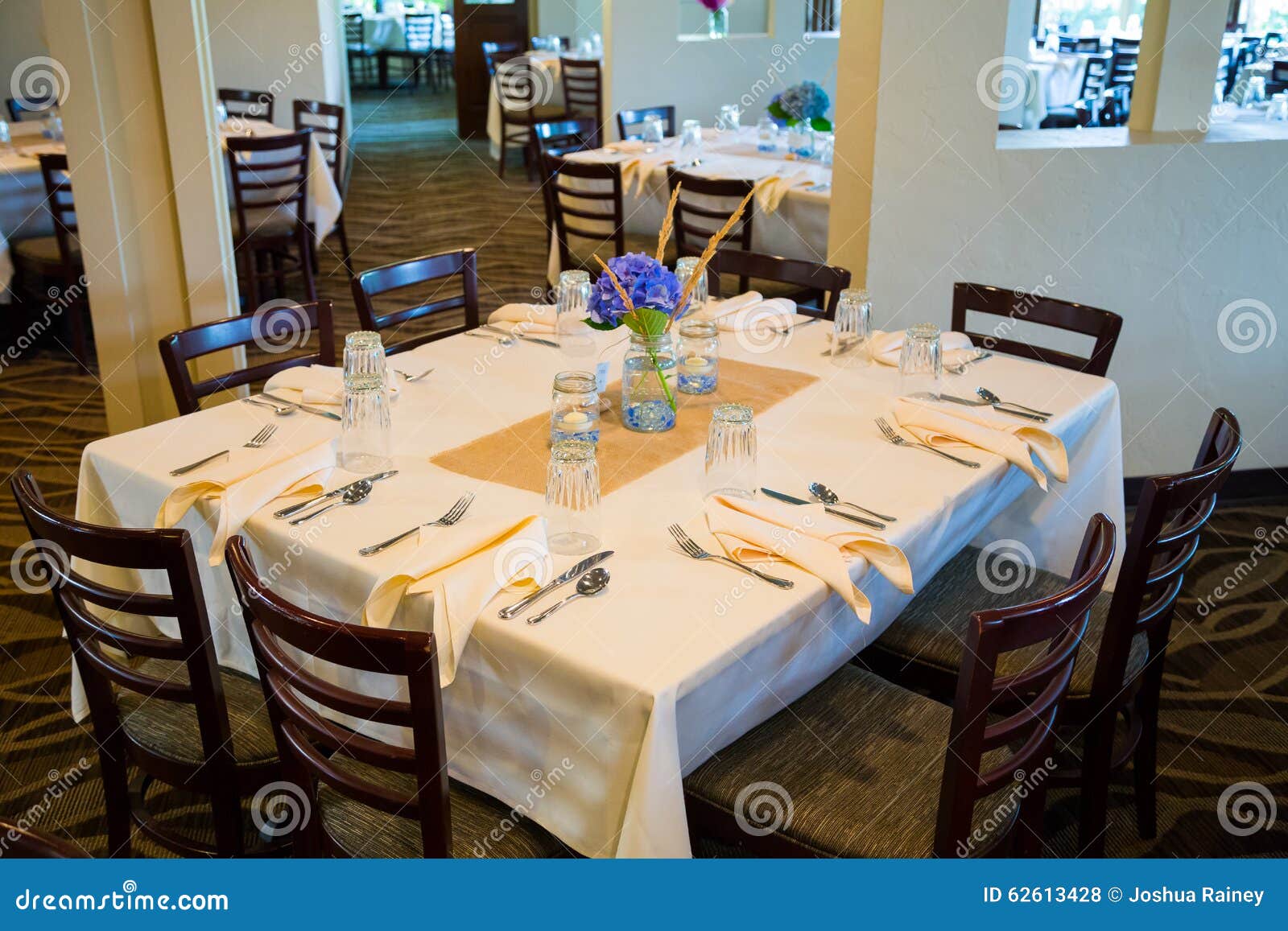 Wedding Reception at Restaurant Stock Photo - Image of love ...