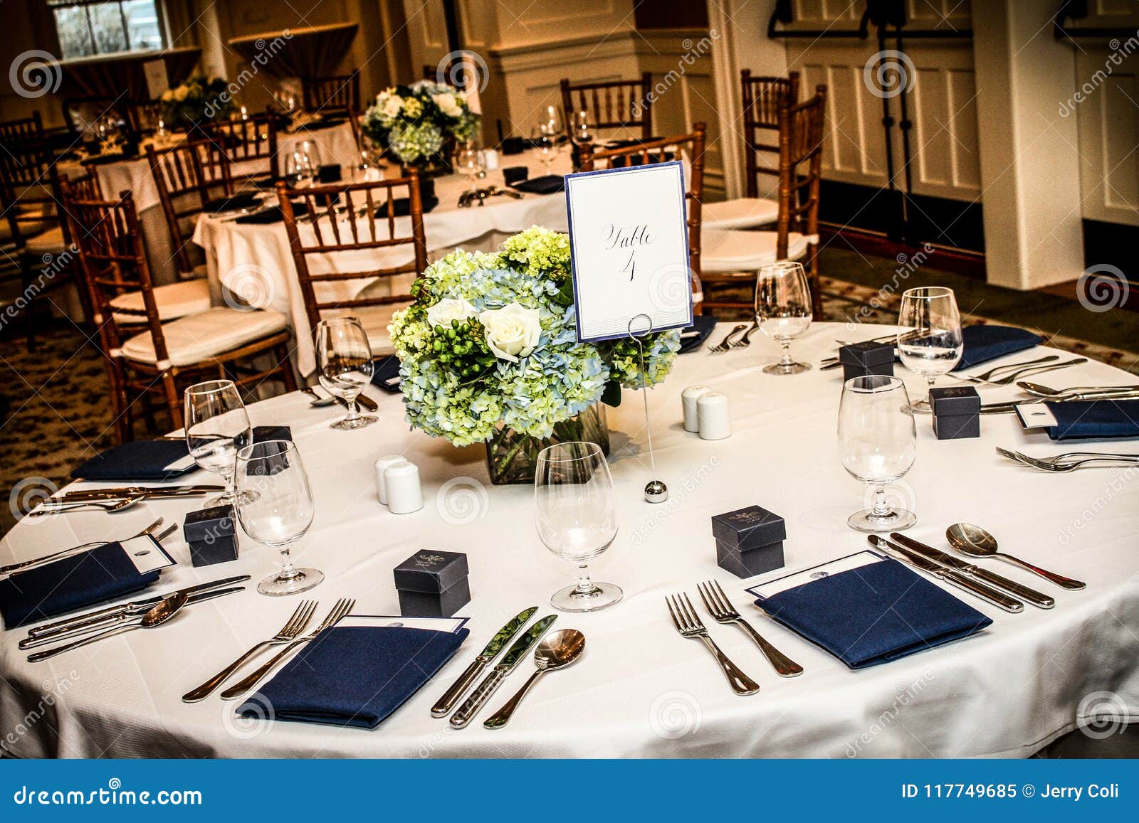 Wedding Reception stock image. Image of glasses, tables - 117749685