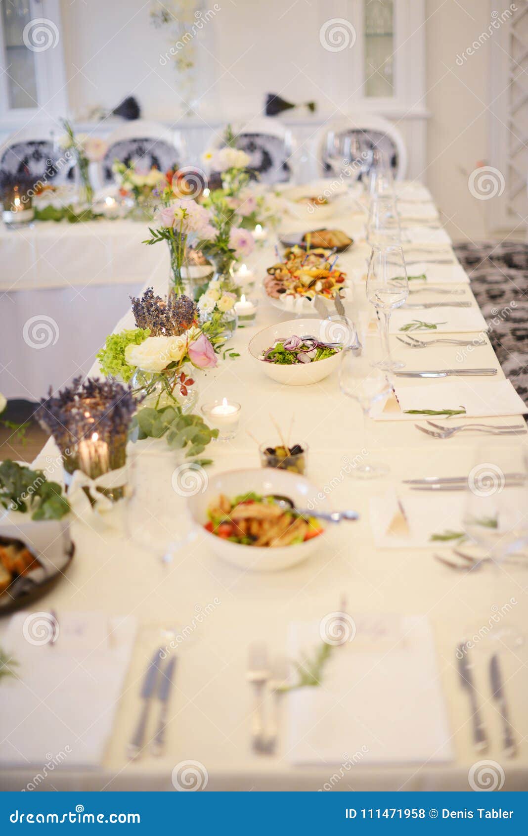 Wedding reception table stock photo. Image of ornate - 111471958