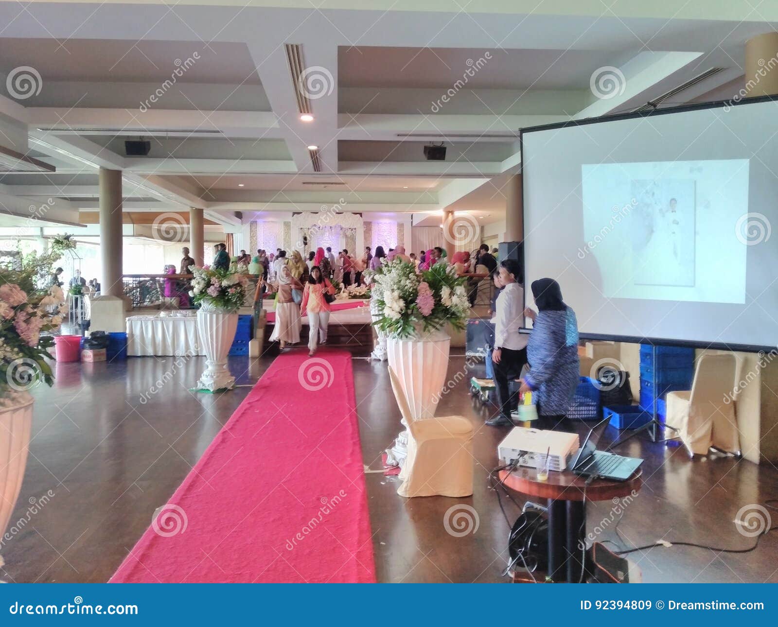 Wedding reseption editorial stock image. Image of organizer - 92394809