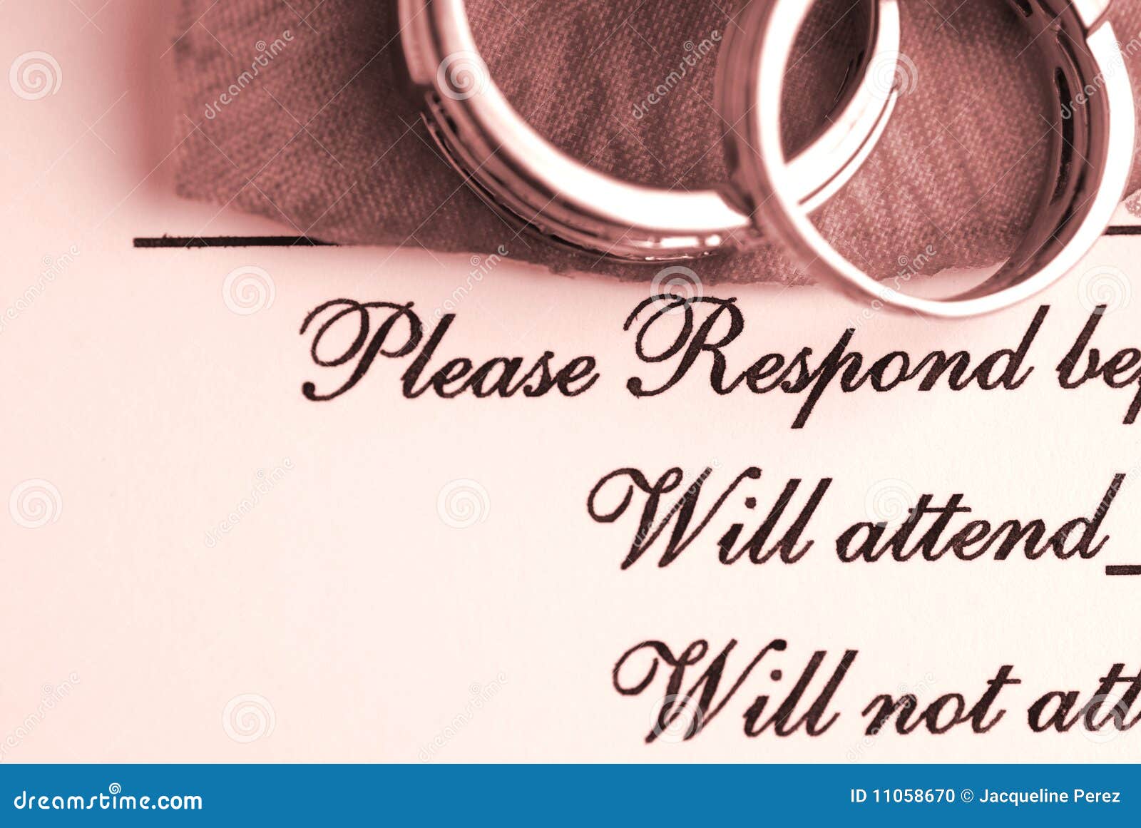 Wedding Reservation stock photo. Image of rings, reservation - 11058670