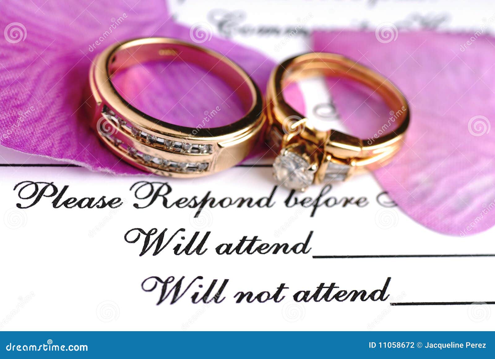 Wedding Reservation stock photo. Image of elegant, invitation - 11058672