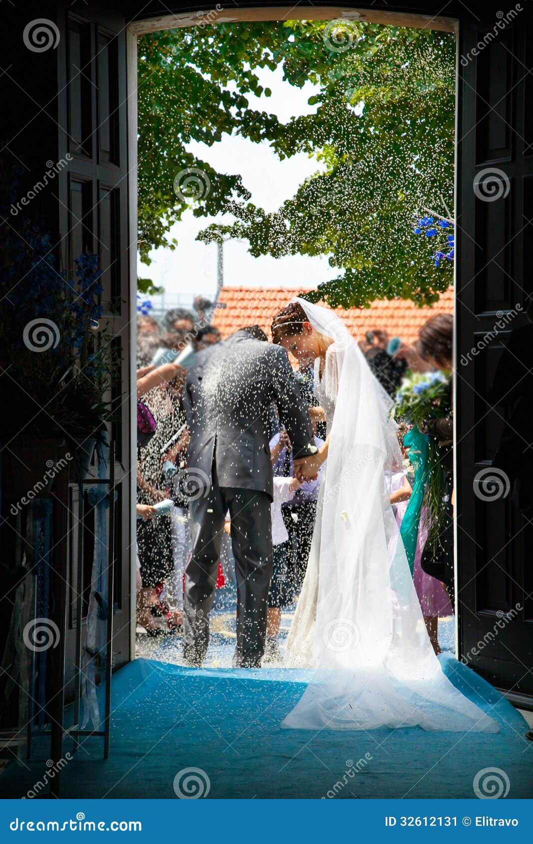 Wedding rice editorial photo. Image of marriage, petals - 32612131