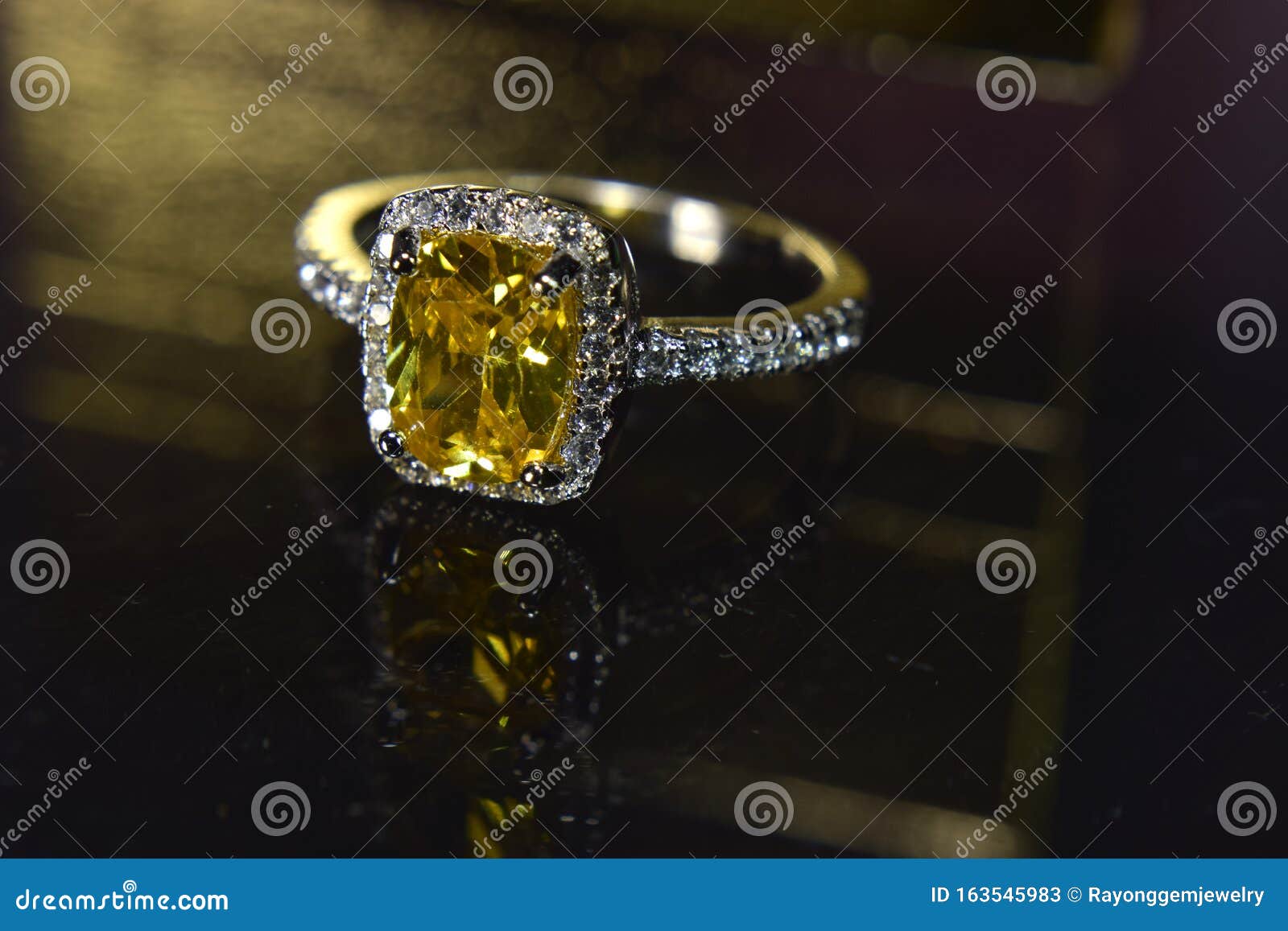 Wedding Ring it is a Beautiful, Expensive Yellow Diamond Ring Stock ...