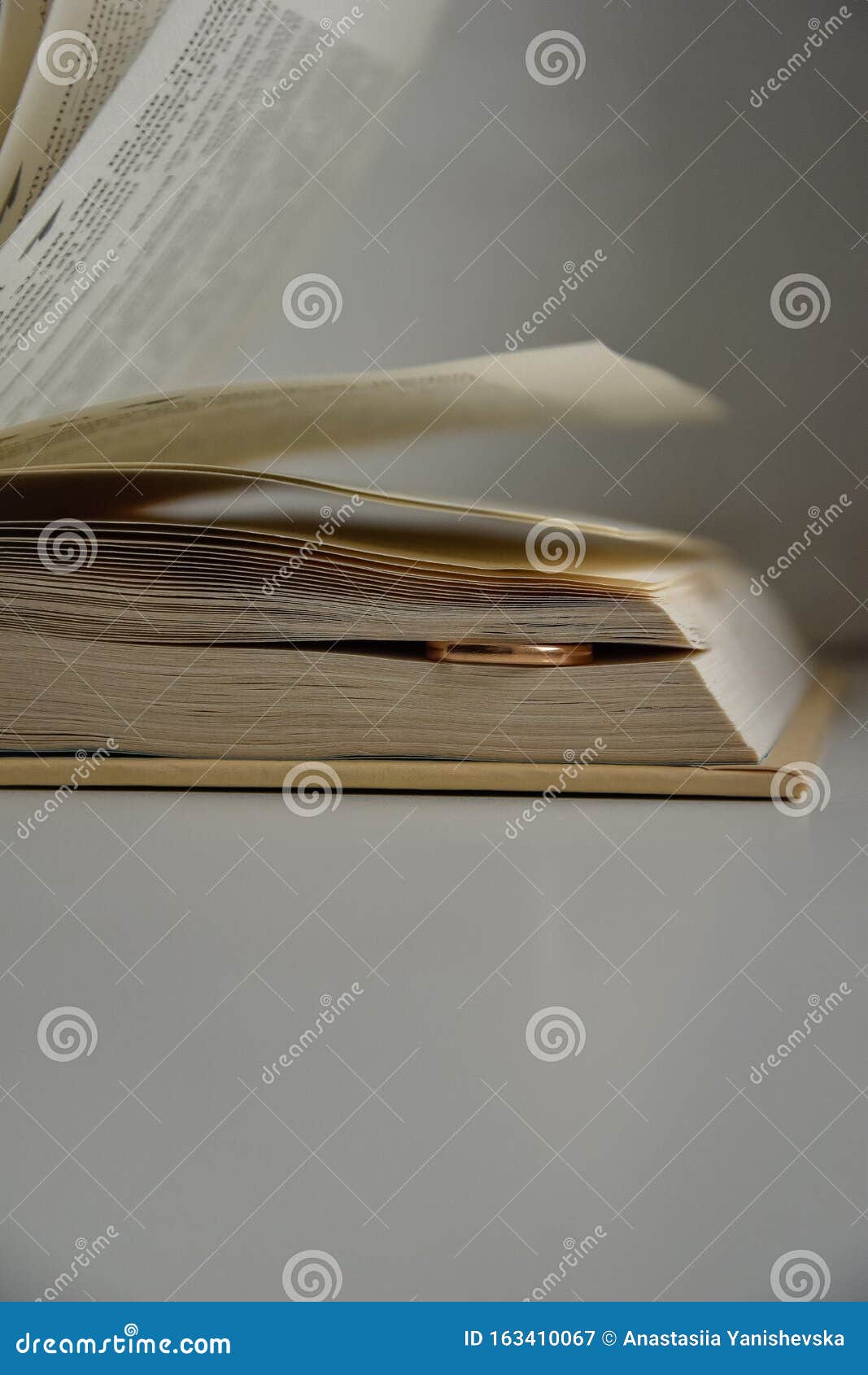 Wedding Ring in the Book Pages Jewelry Stock Image - Image of rings ...