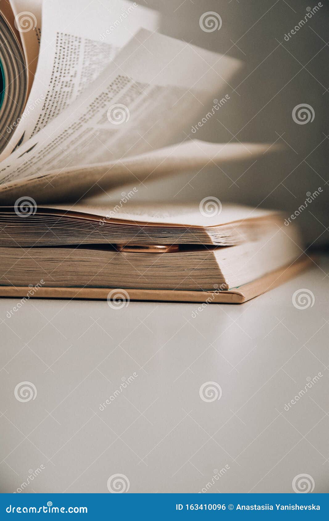 Wedding Ring in the Book Pages Jewelry Stock Photo - Image of paper ...