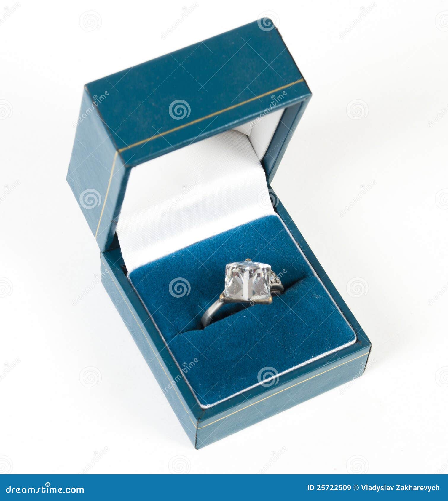 Wedding ring in box stock image. Image of beautiful, wedding - 25722509