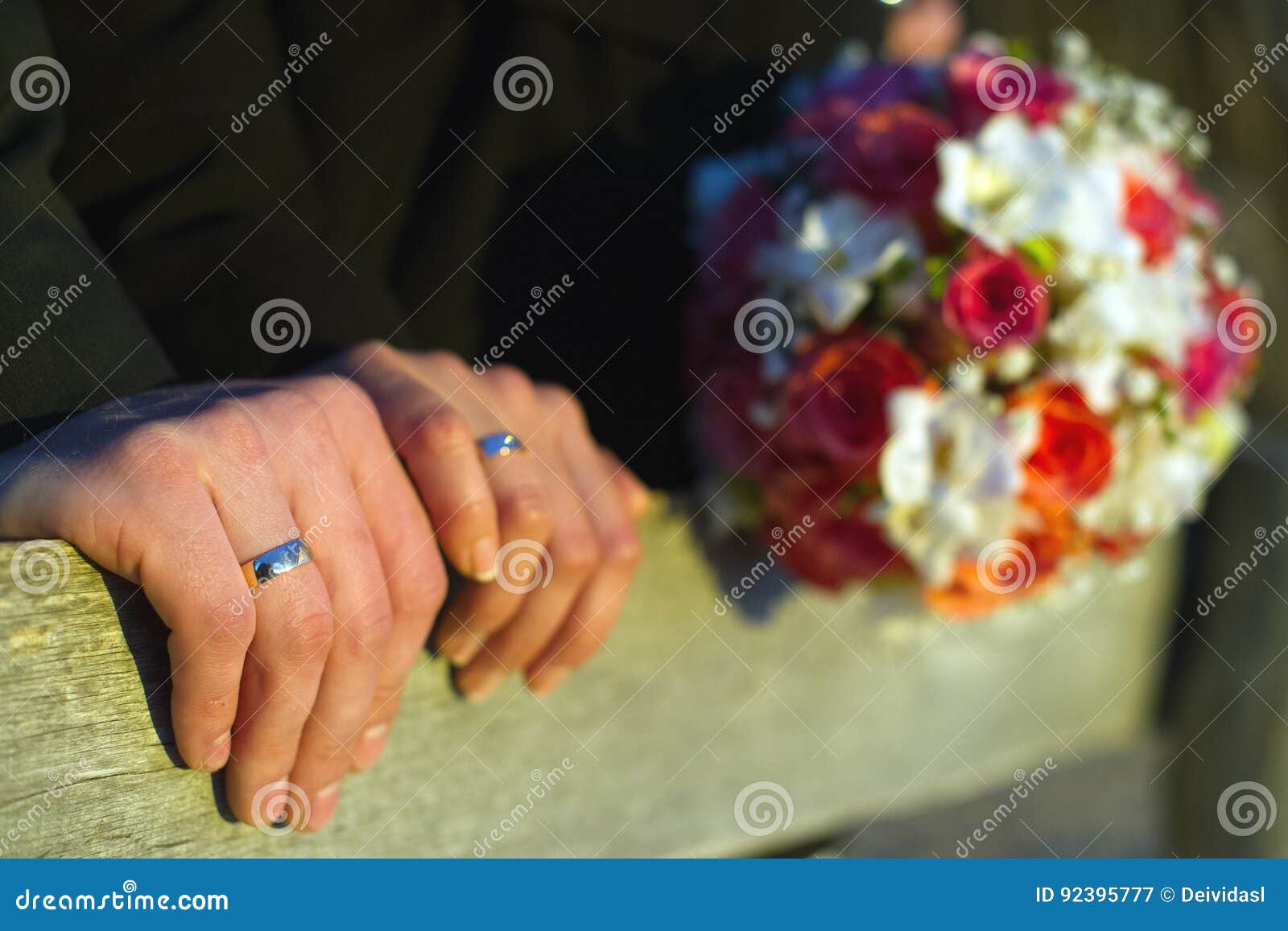 Wedding ring stock image. Image of celebration, hand - 92395777