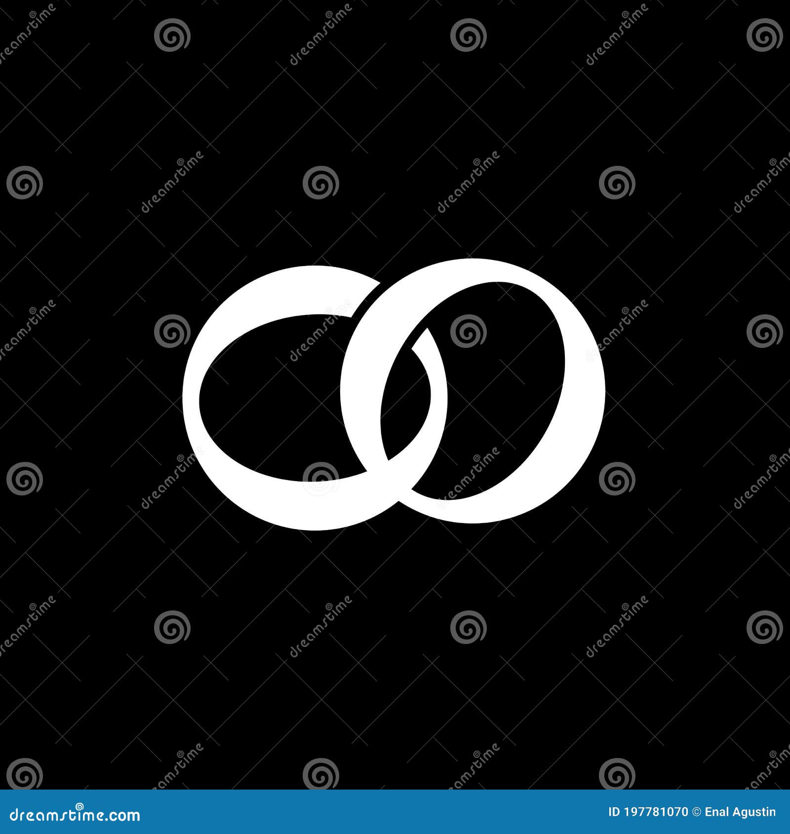 Wedding Ring Logo Design Template Stock Vector - Illustration of bride ...
