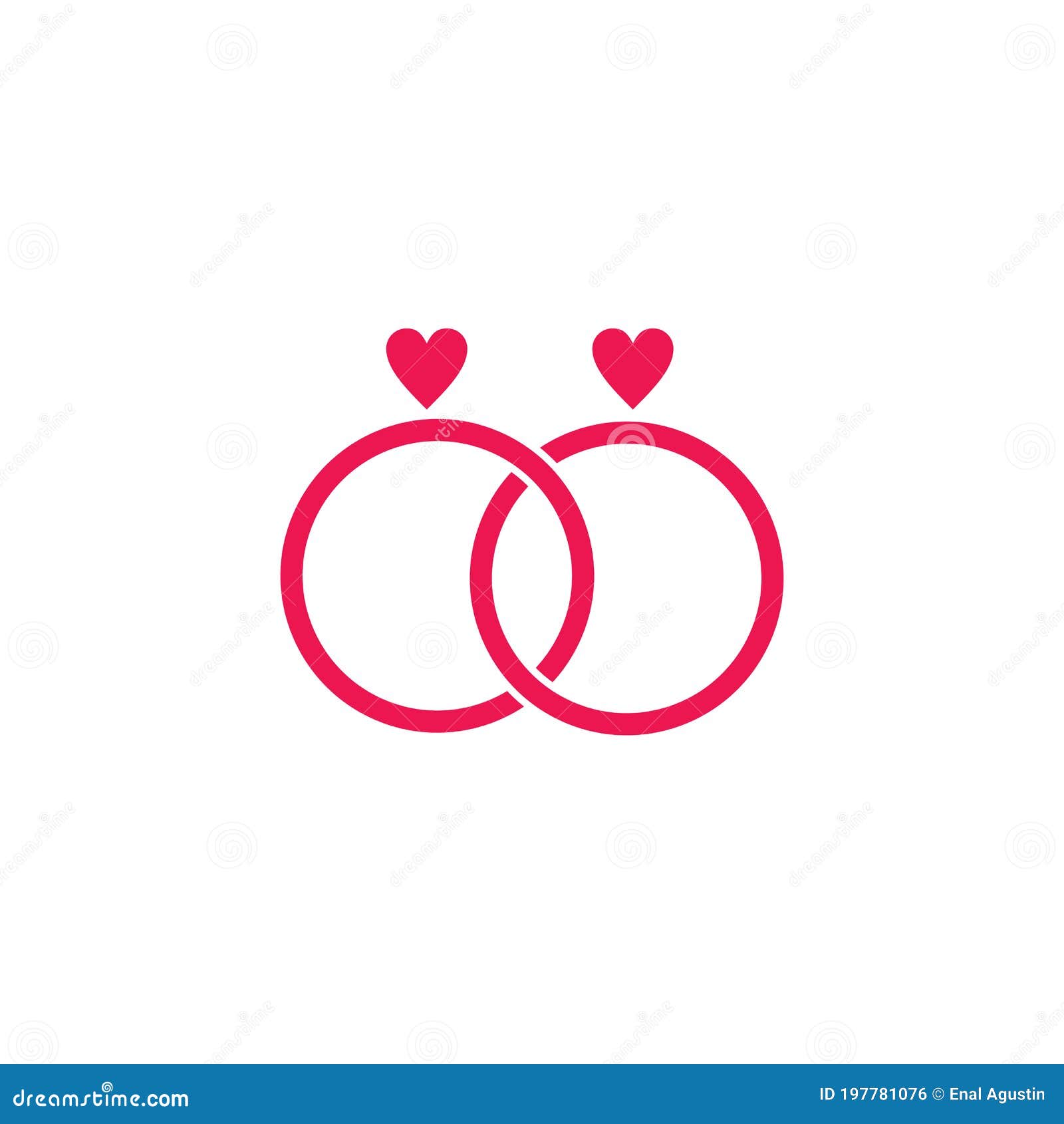 Wedding Ring Logo Design Template Stock Vector - Illustration of bridal ...