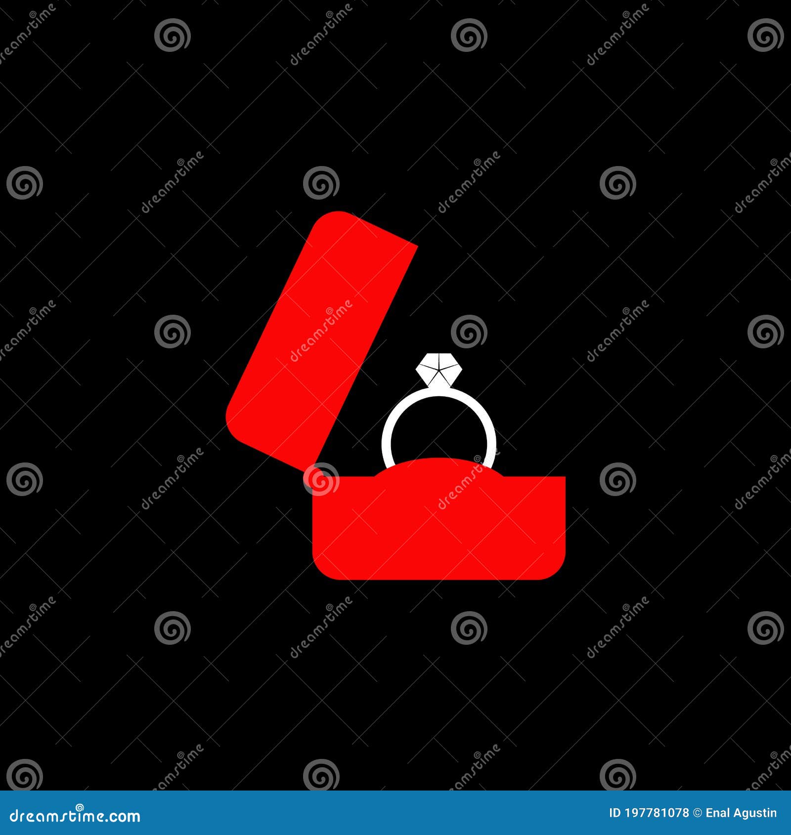 Wedding Ring Logo Design Template Stock Vector - Illustration of ...