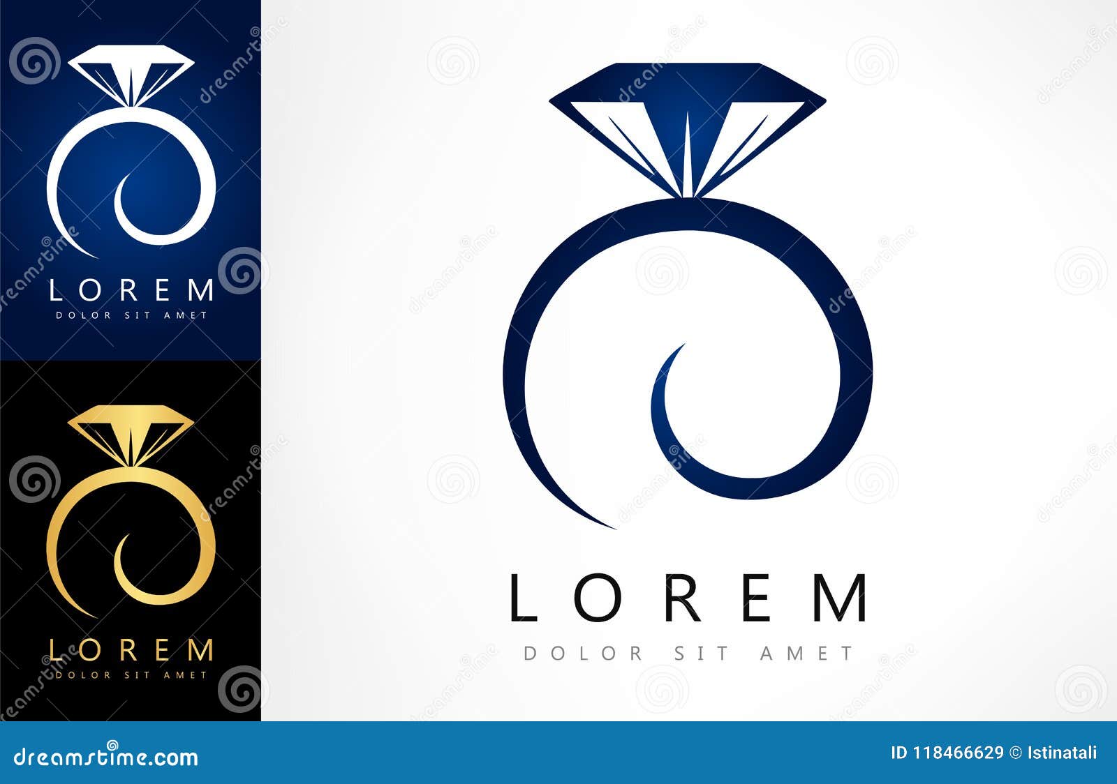 Wedding ring vector logo stock vector. Illustration of married - 118466629