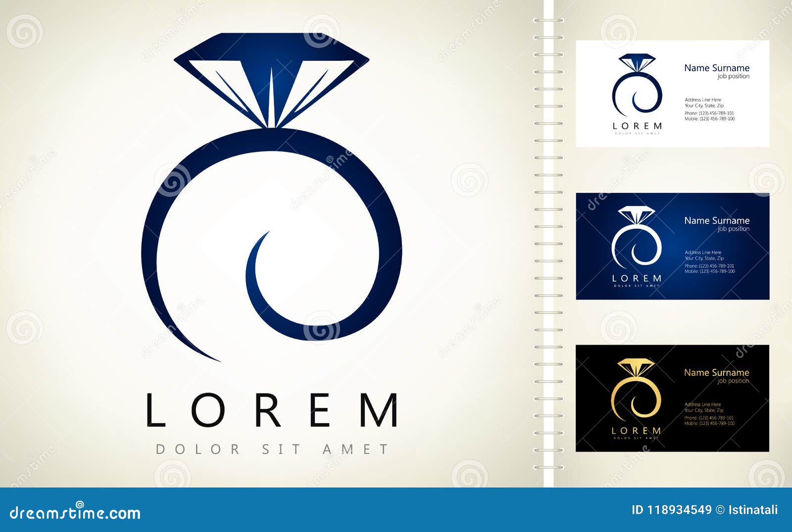 Wedding ring vector logo stock vector. Illustration of event - 118934549