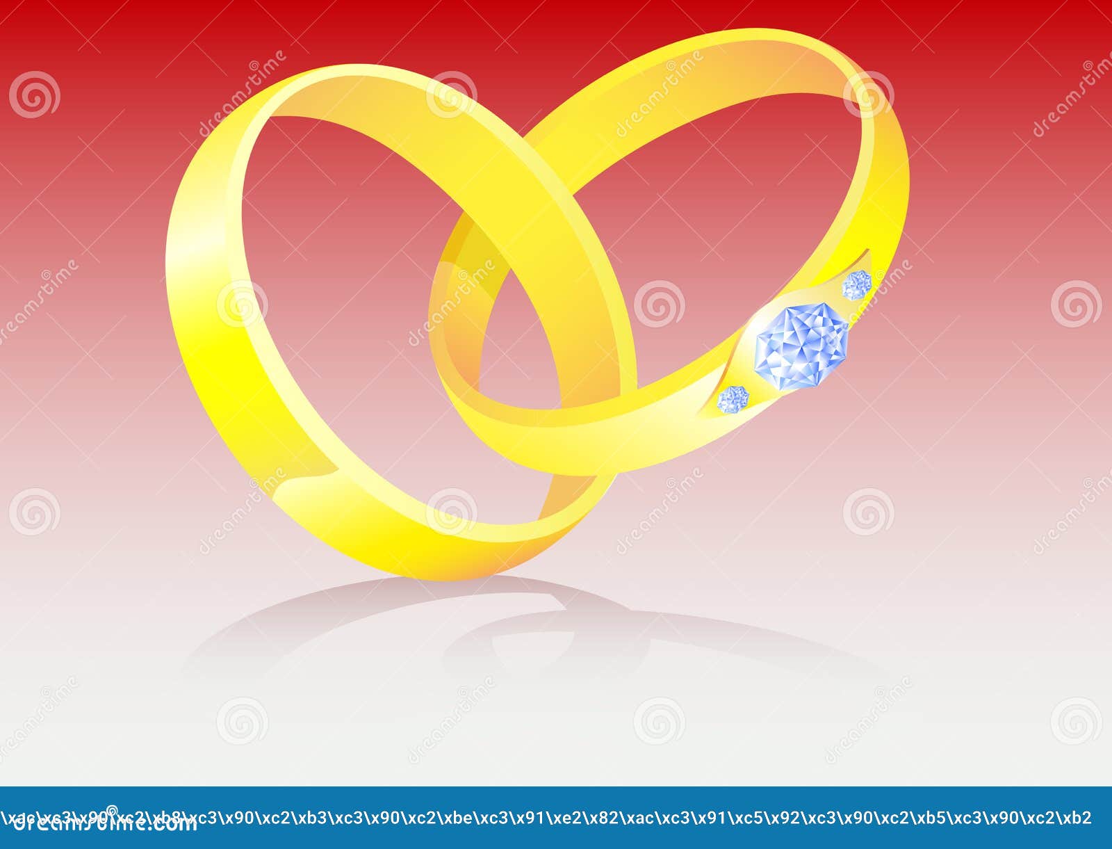 Wedding Rings stock vector. Illustration of unity, ring - 11037792