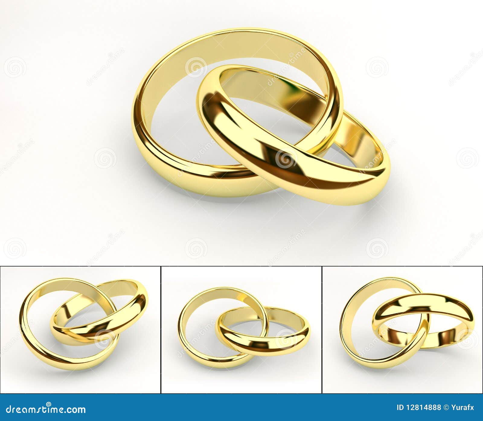 Wedding rings stock photo. Image of jewel, married, metal - 12814888