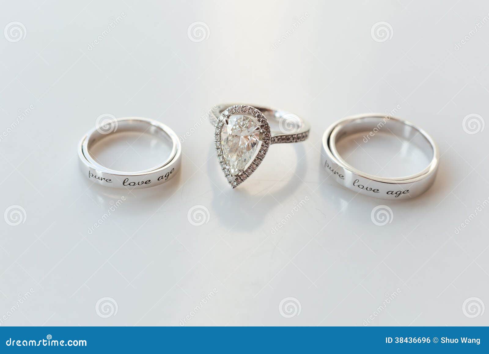 Wedding rings stock photo. Image of celebrate, closeup - 38436696