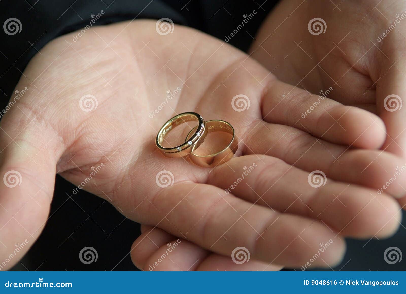 Wedding Rings stock photo. Image of gold, marriage, matrimony - 9048616
