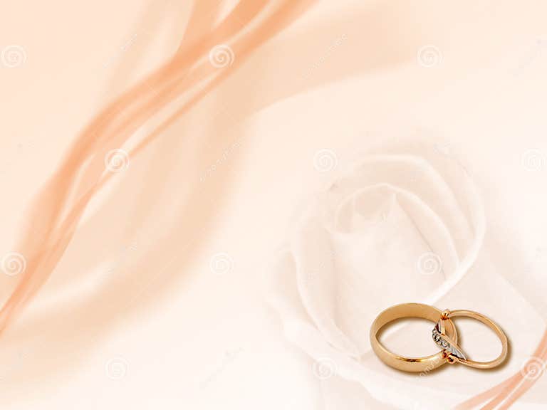 Wedding rings, background stock illustration. Illustration of bands ...