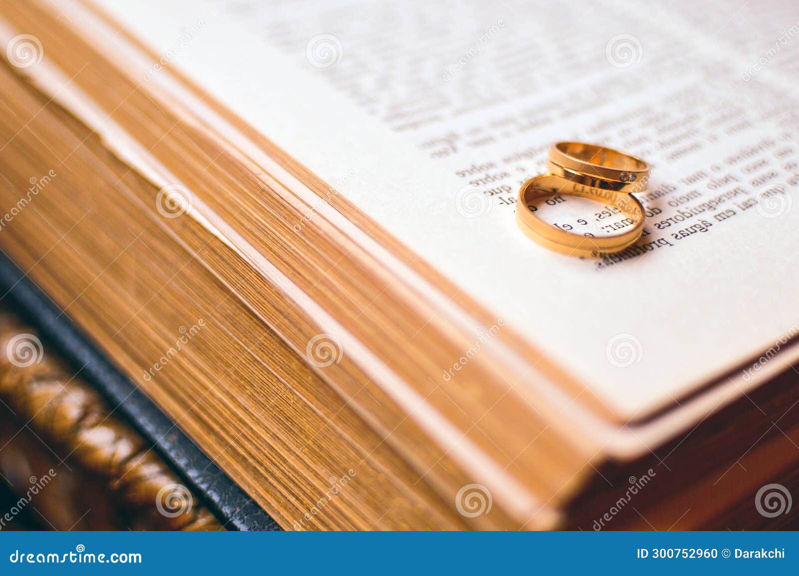 Wedding Rings Background. Engagement or Marriage Template Stock Photo ...