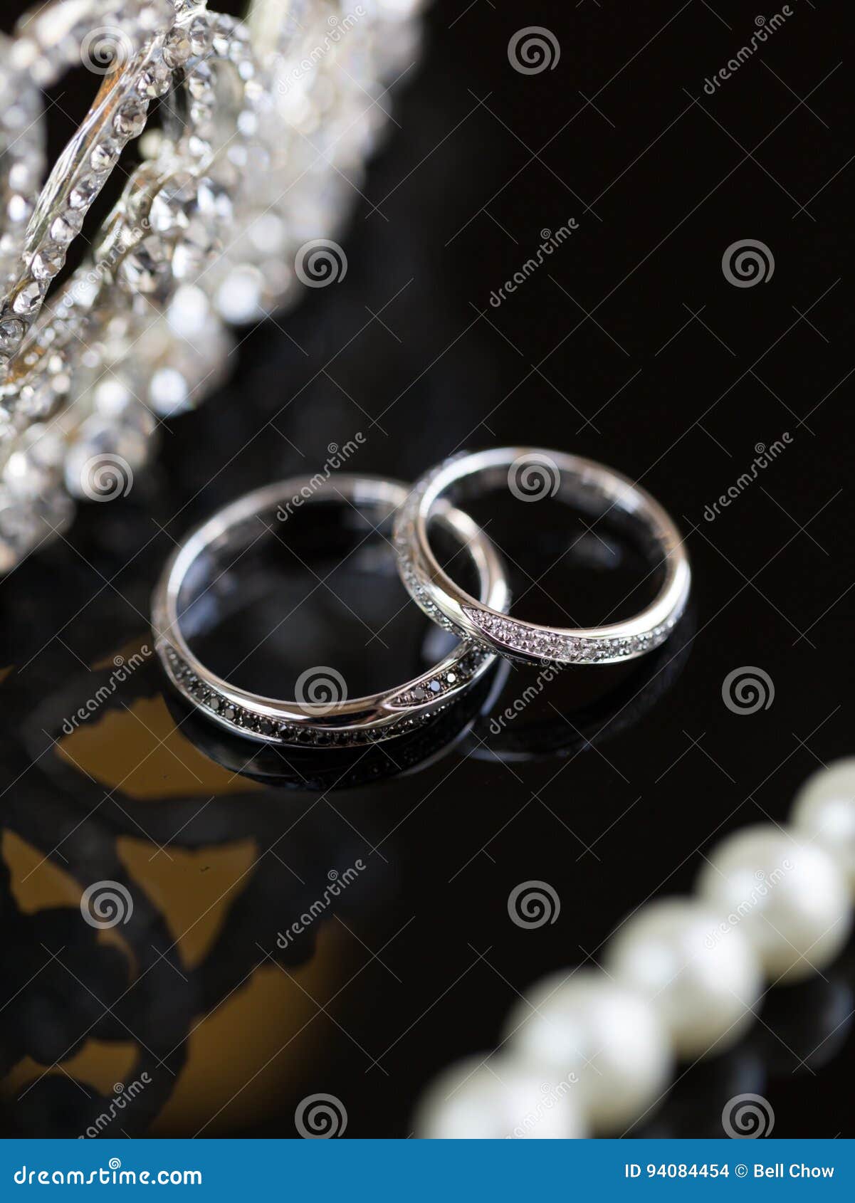 Wedding rings stock photo. Image of wedding, white, rings - 94084454