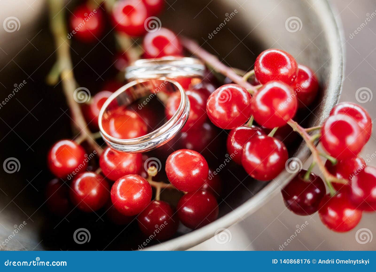 Wedding Rings with a Wedding Decor Stock Photo - Image of ring, wedding ...