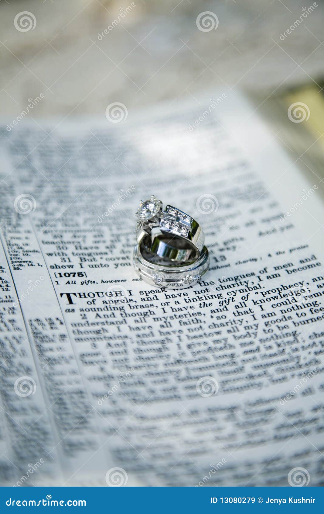 Wedding Rings - Eternal Bond Stock Image - Image of wedding, rings ...