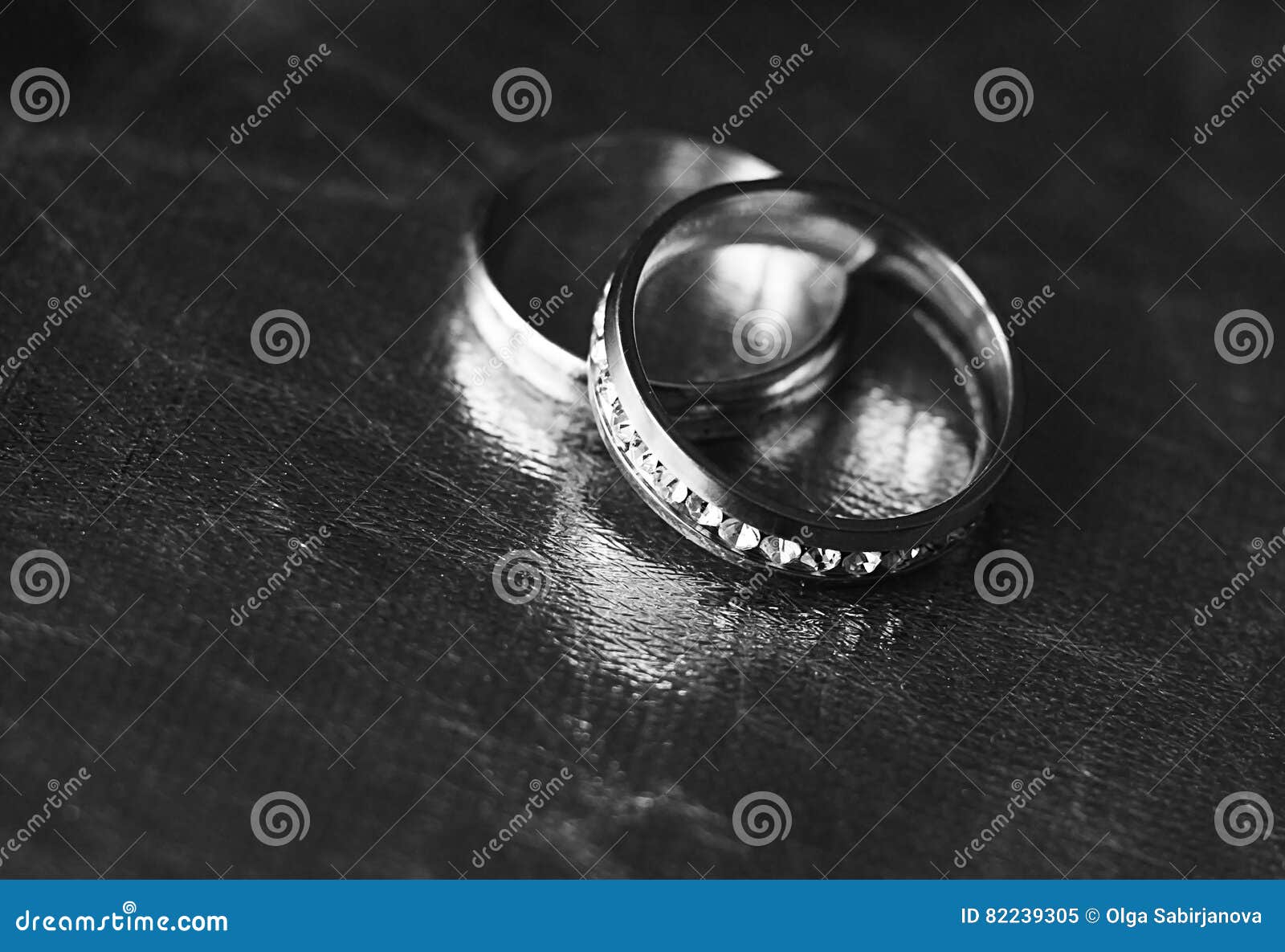 Wedding Rings, Happy and Love Stock Image - Image of jewelry, bridal ...