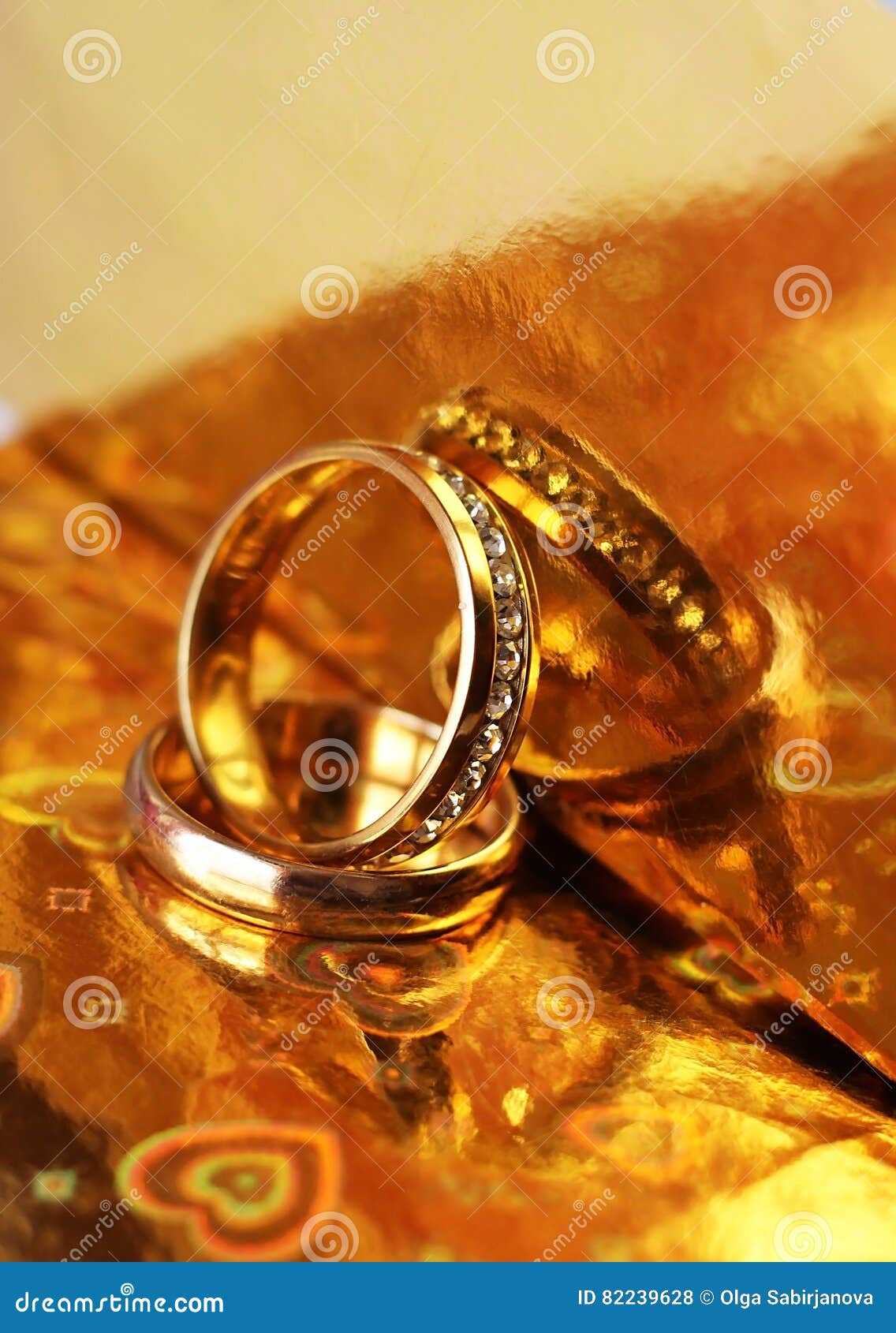 Wedding Rings, Happy and Love Stock Photo - Image of metal, shiny: 82239628