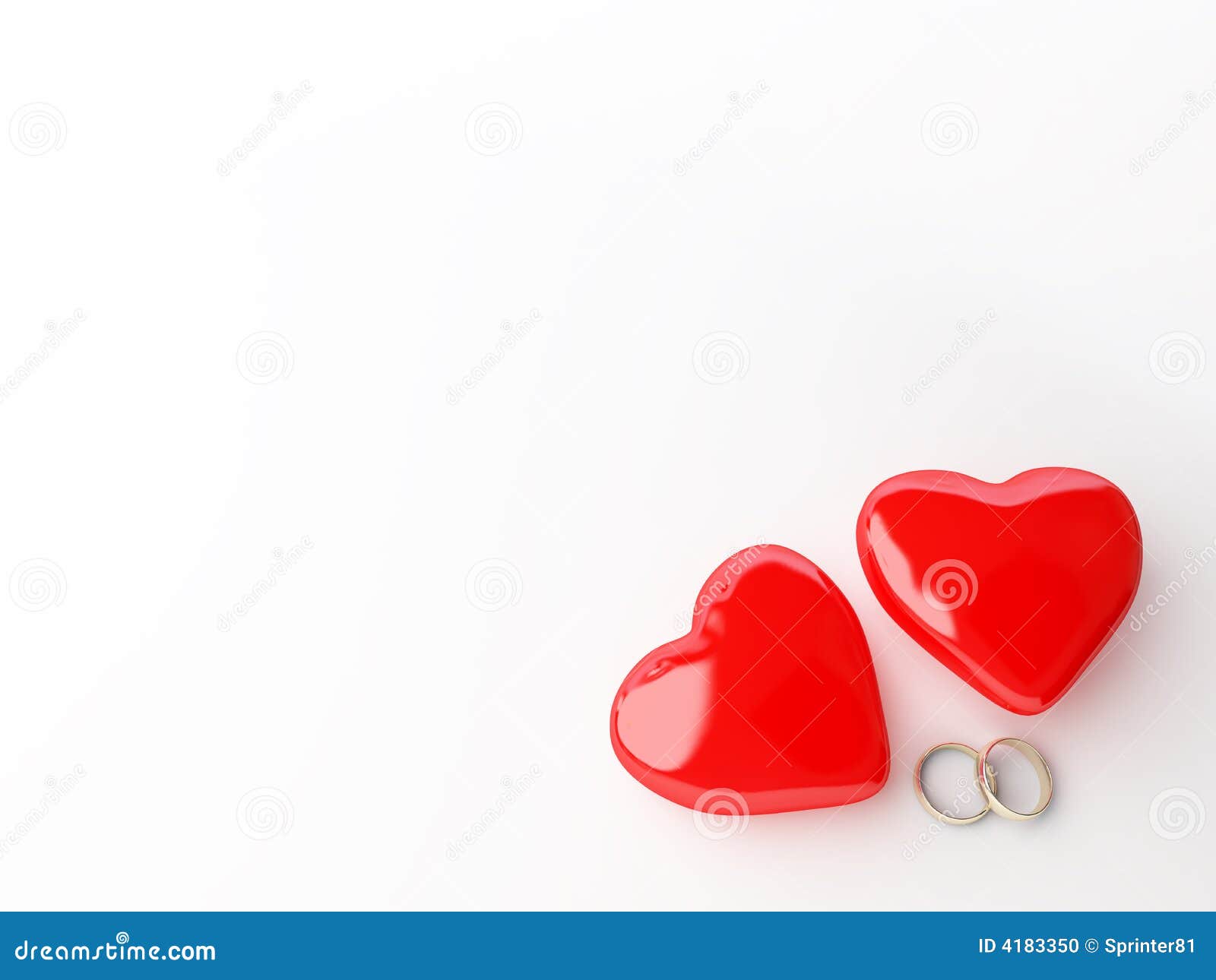 Two Rings With Heart Royalty-Free Stock Photography | CartoonDealer.com ...