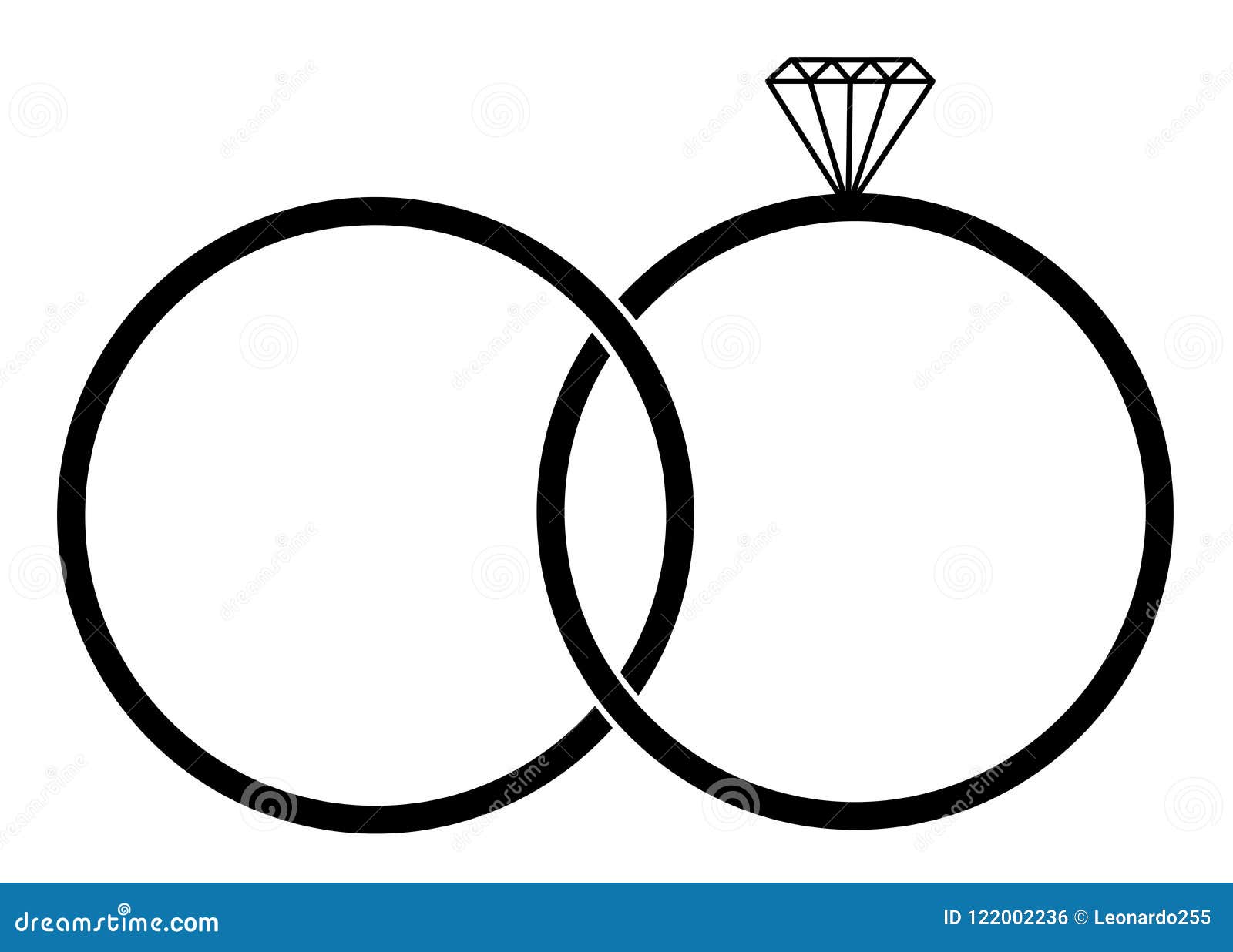 Wedding Rings Icon. Element of Life Married People Stock Vector ...