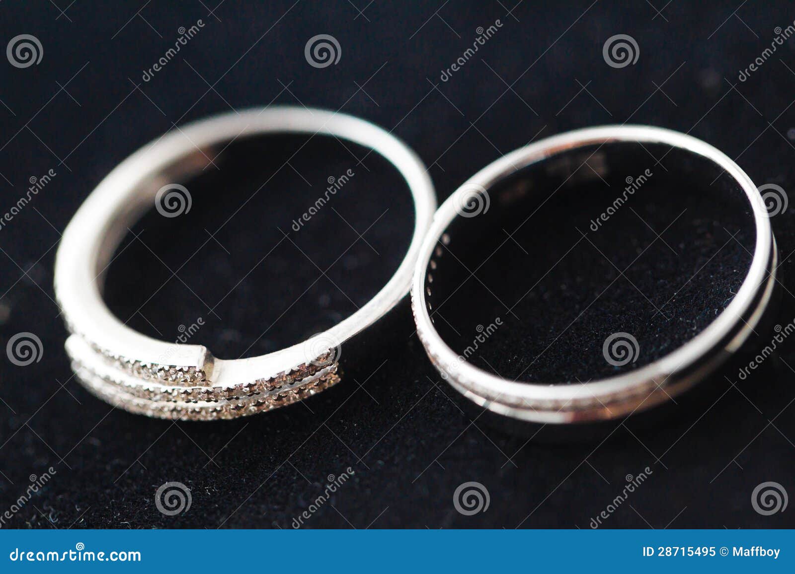 Wedding rings macro stock image. Image of macro, symbol - 28715495