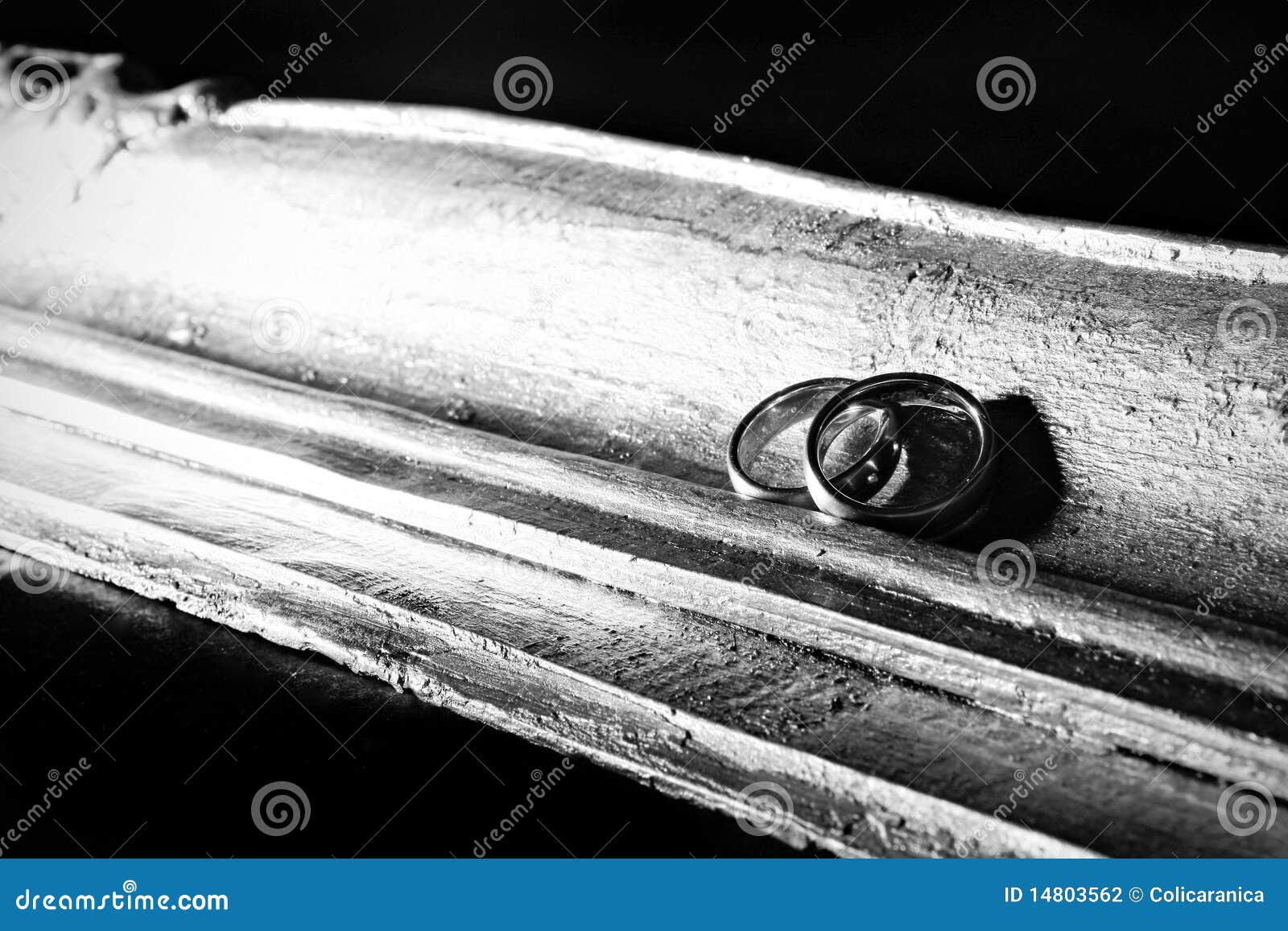 Wedding rings, photo frame stock photo. Image of frames - 14803562