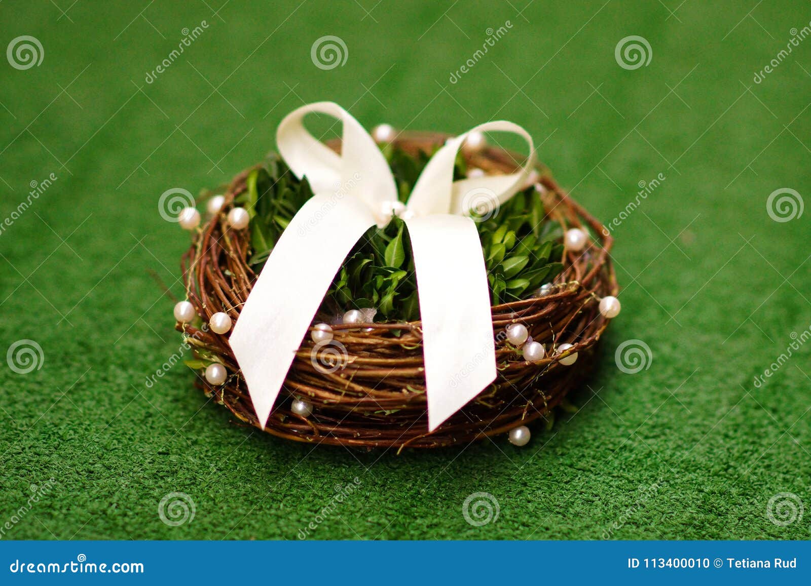 Wedding ring stand stock photo. Image of decorative - 113400010