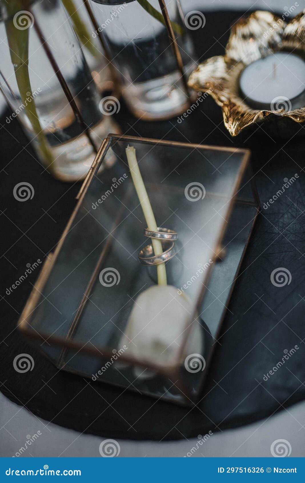 Wedding Rings. she Said Yes Stock Photo - Image of flirting, engagement ...