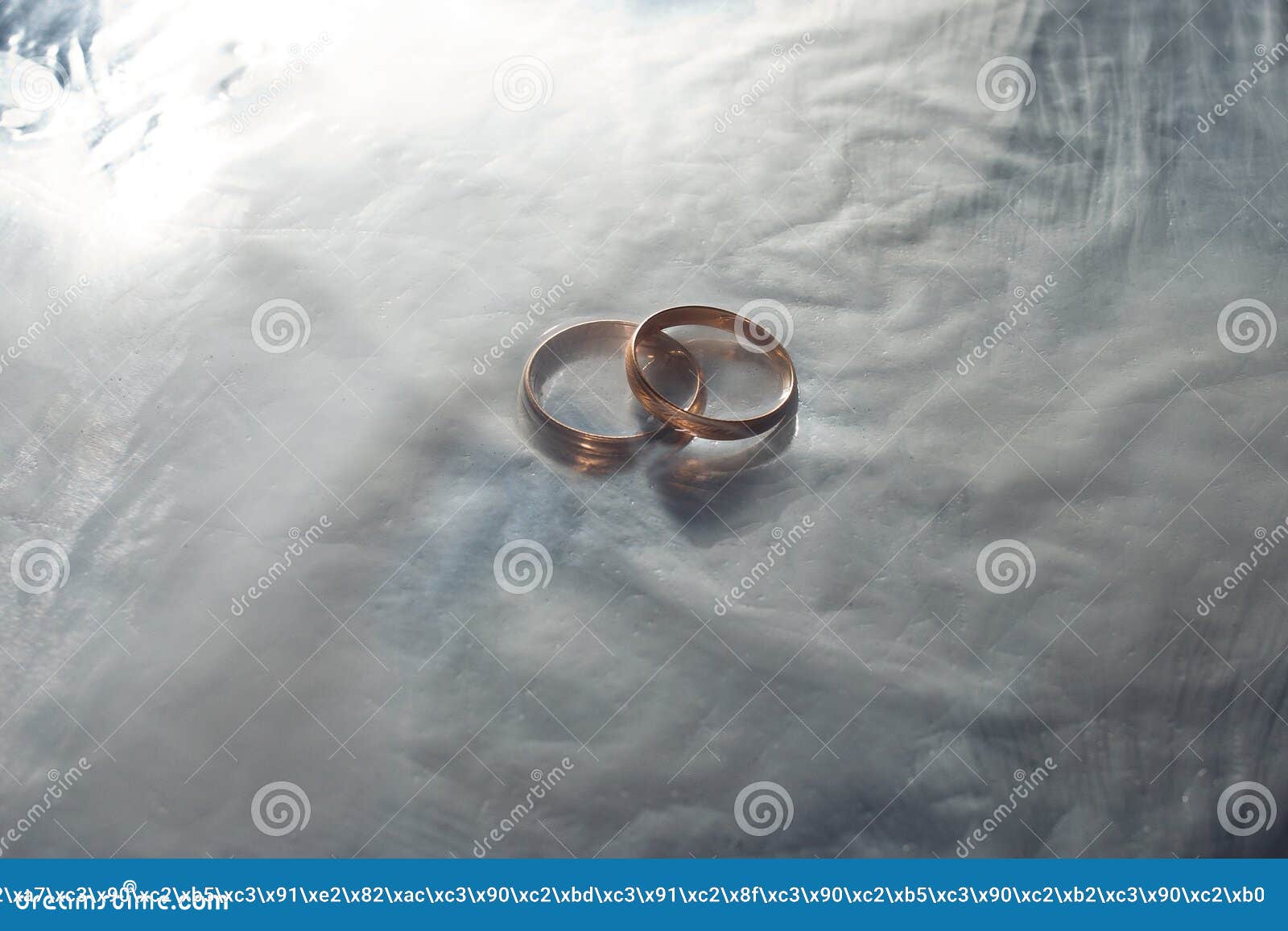 Wedding Rings in the Smoke. Wedding Concept Stock Image - Image of ...