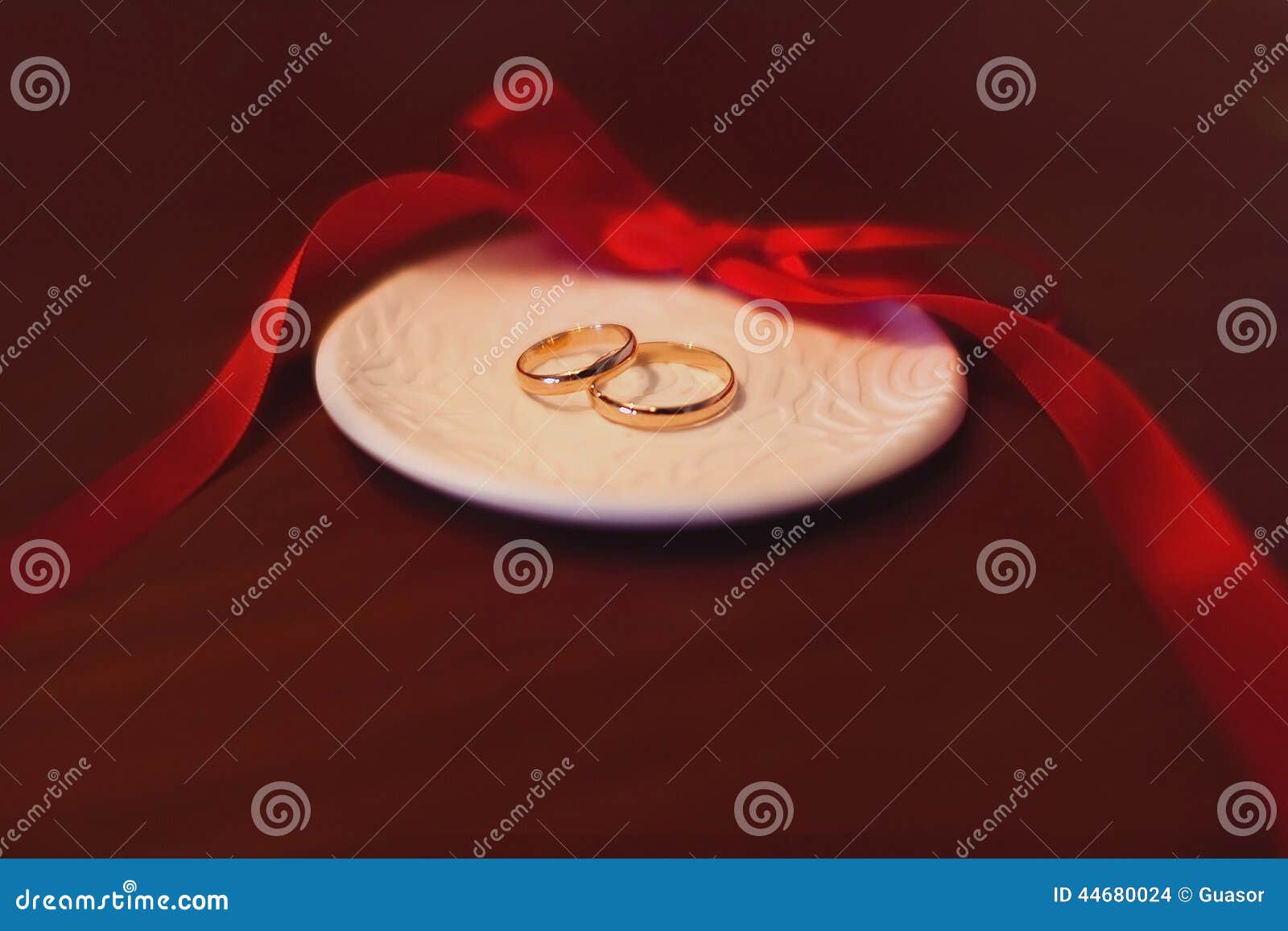 Wedding rings on the table stock photo. Image of love - 44680024
