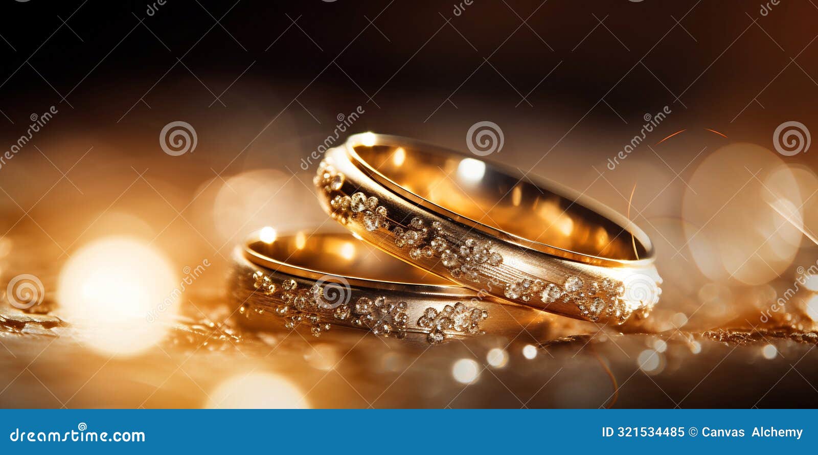 Wedding rings on table stock image. Image of jewelry - 321534485